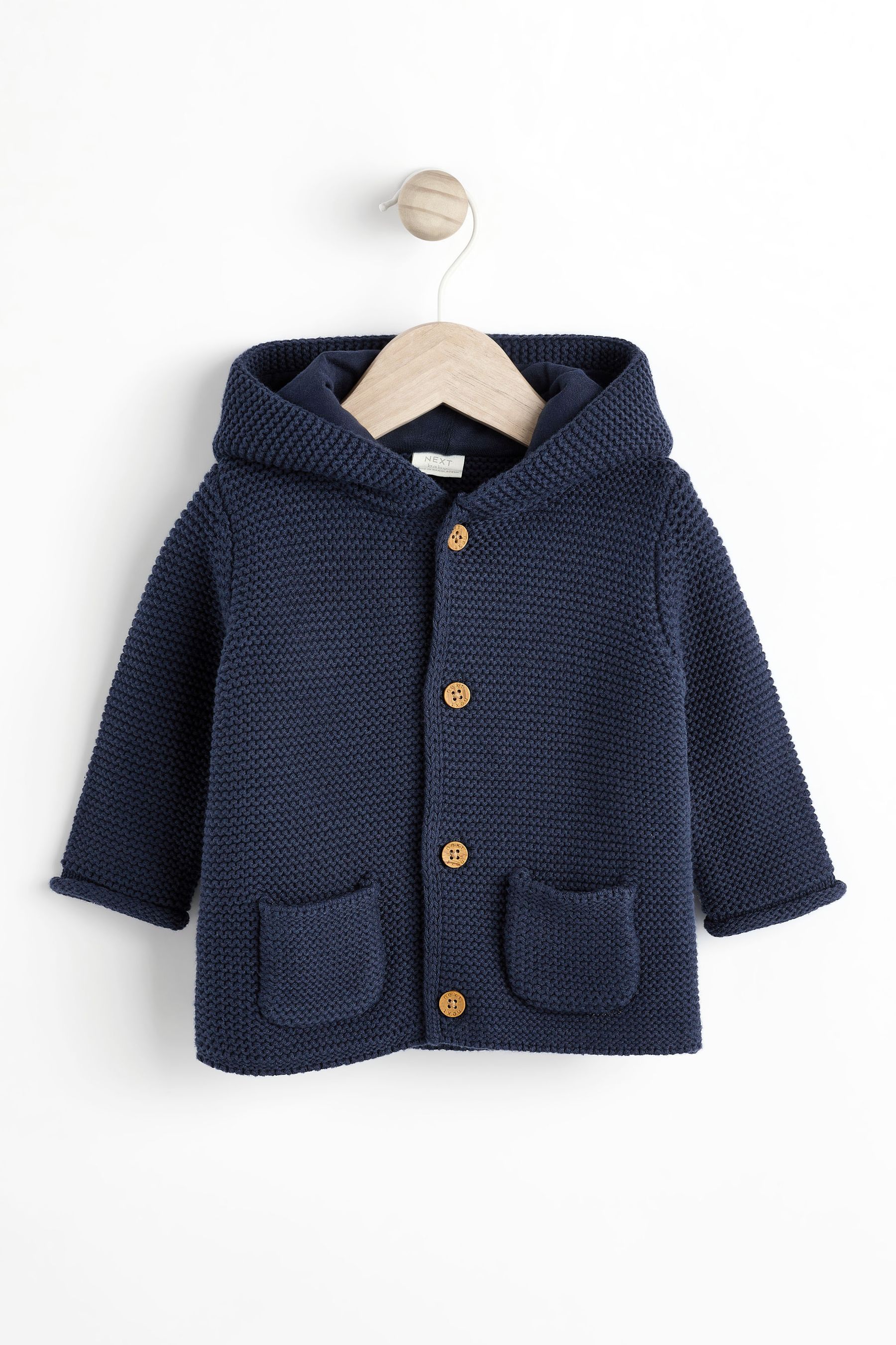 Buy Navy Blue Baby Knitted Cardigan (0mths-2yrs) from the Next UK ...