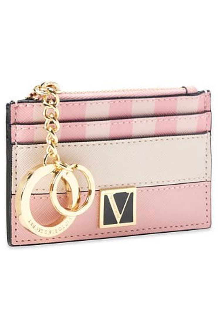 Buy Victoria's Secret Pink Iconic Stripe Card Case Keyring from the ...