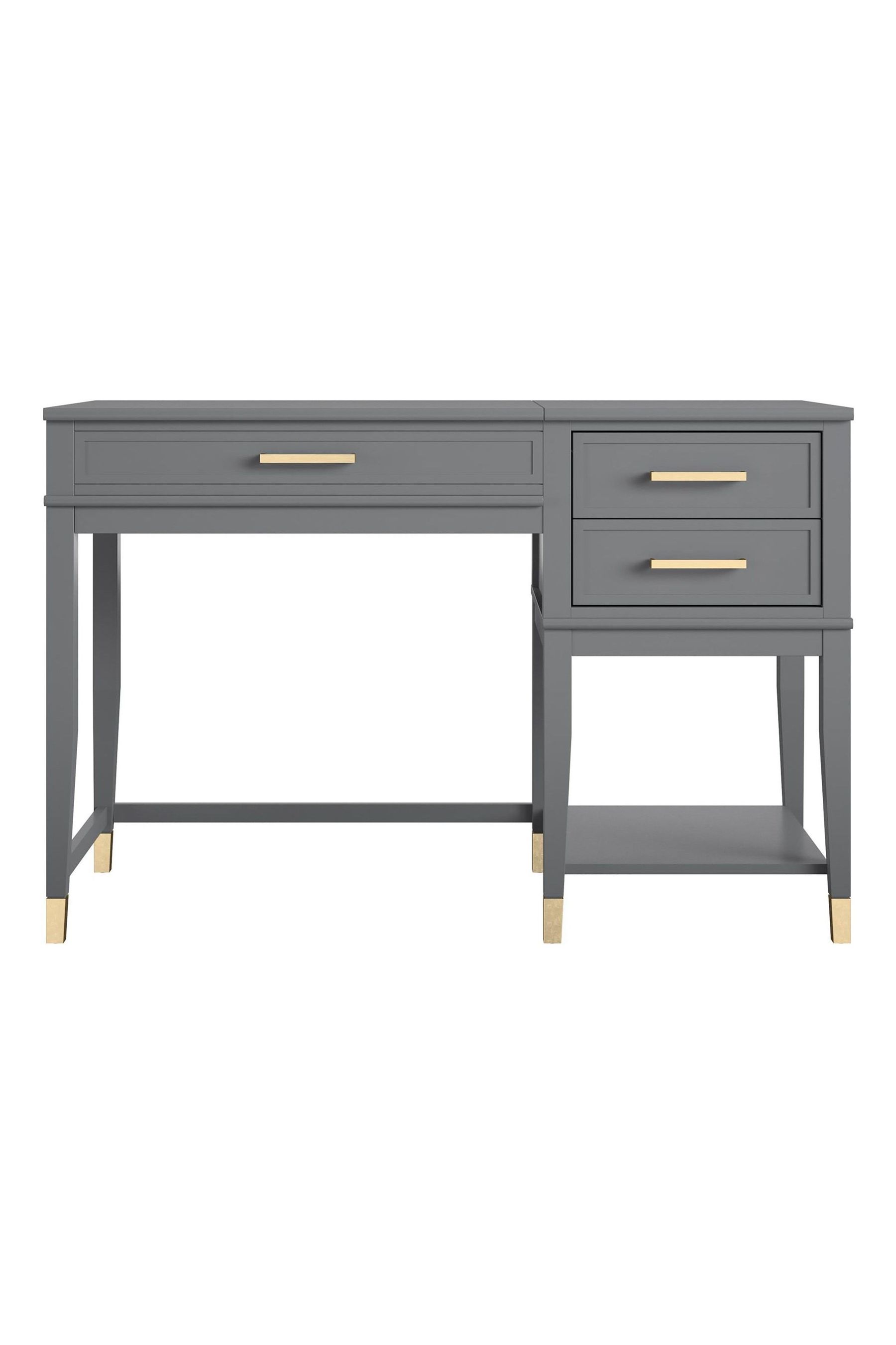 Buy CosmoLiving Graphite Grey Westerleigh Lift Top Computer Desk from ...