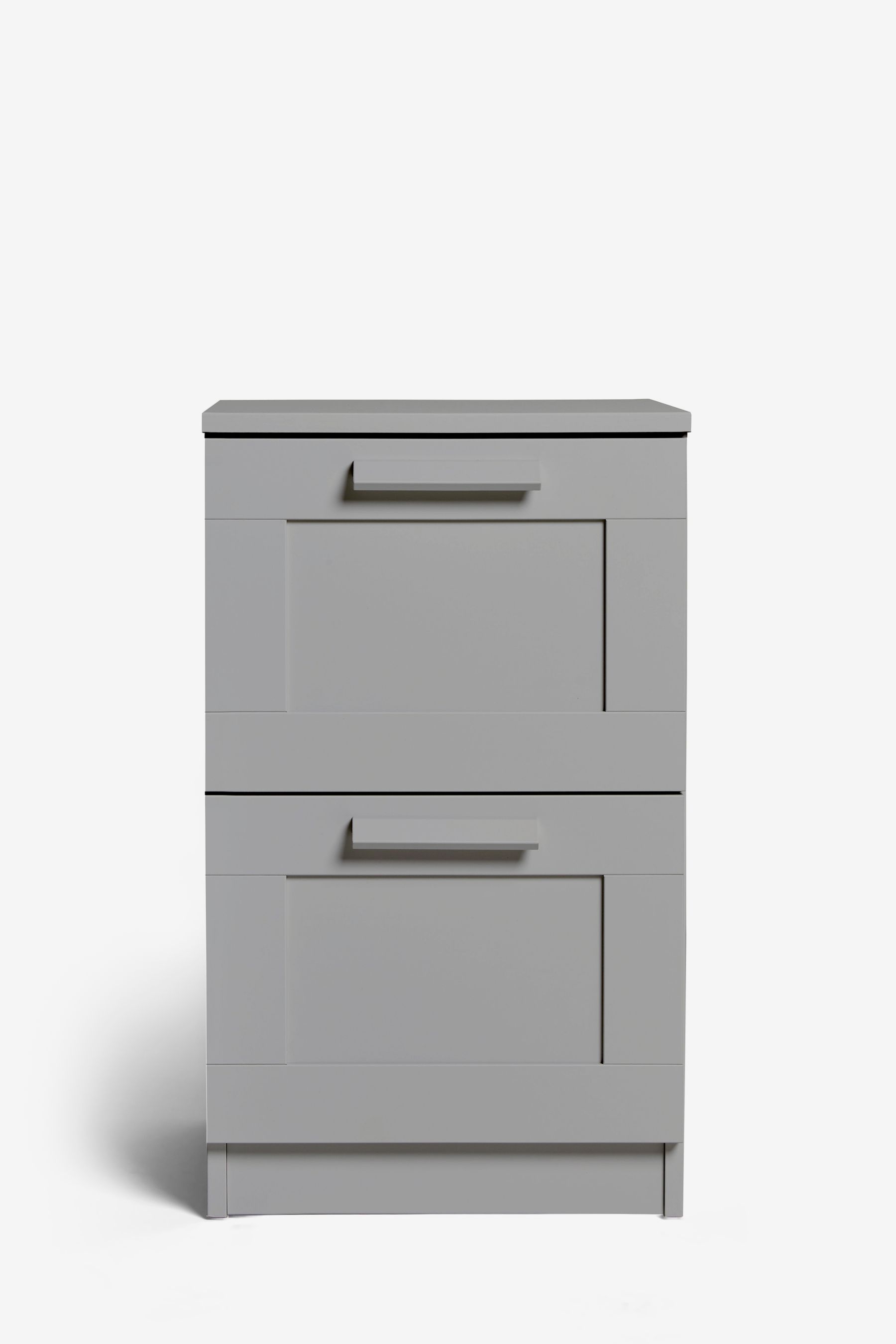 Buy Grey Flynn 2 Drawer Bedside Table from the Next UK online shop