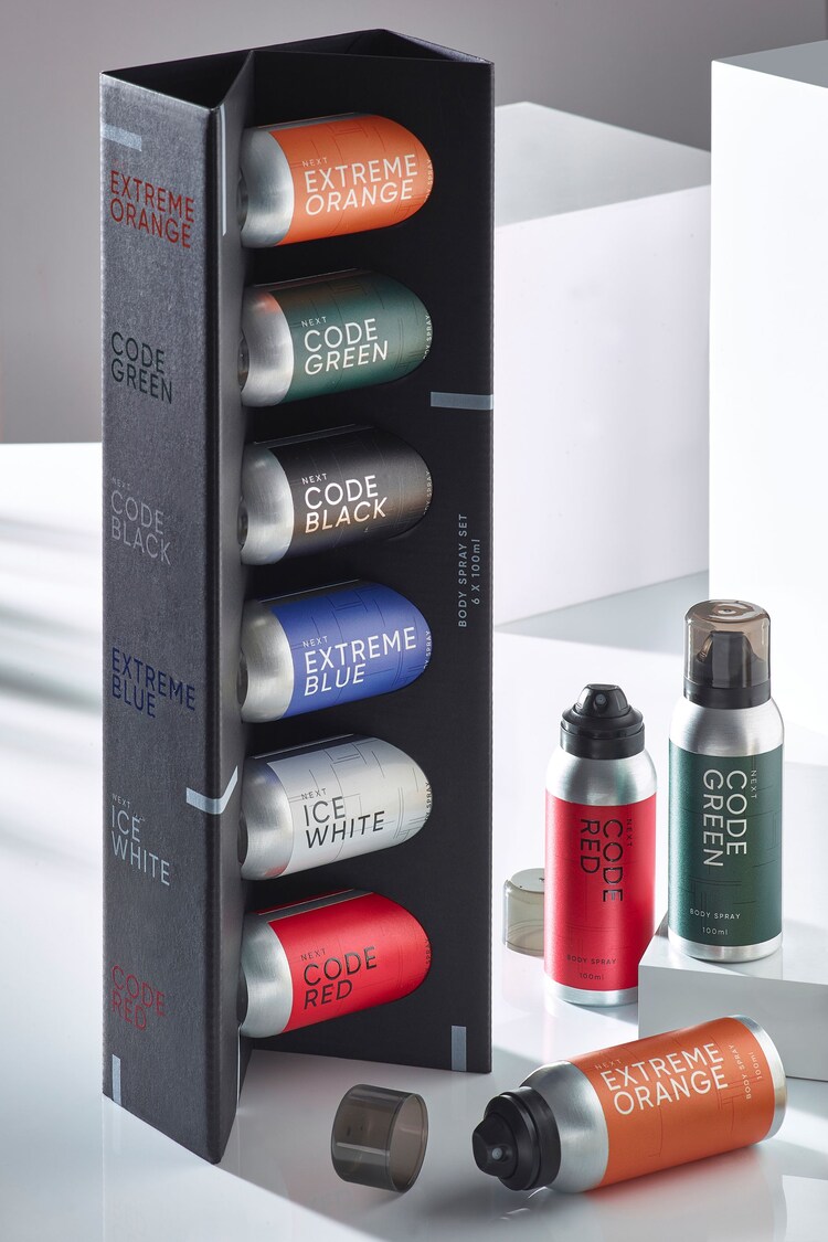 Buy Set of 6 Fragranced 100ml Body Sprays Gift Set from the Next UK ...