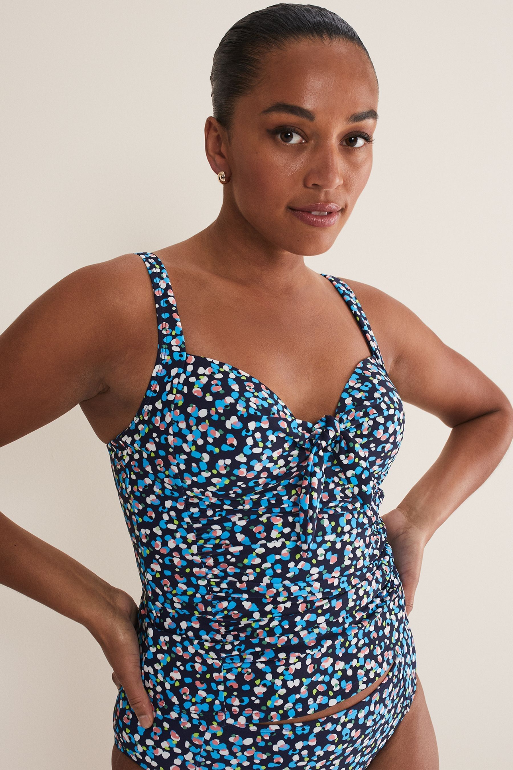Buy Phase Eight Black Spotty Tankini Top from the Next UK online shop