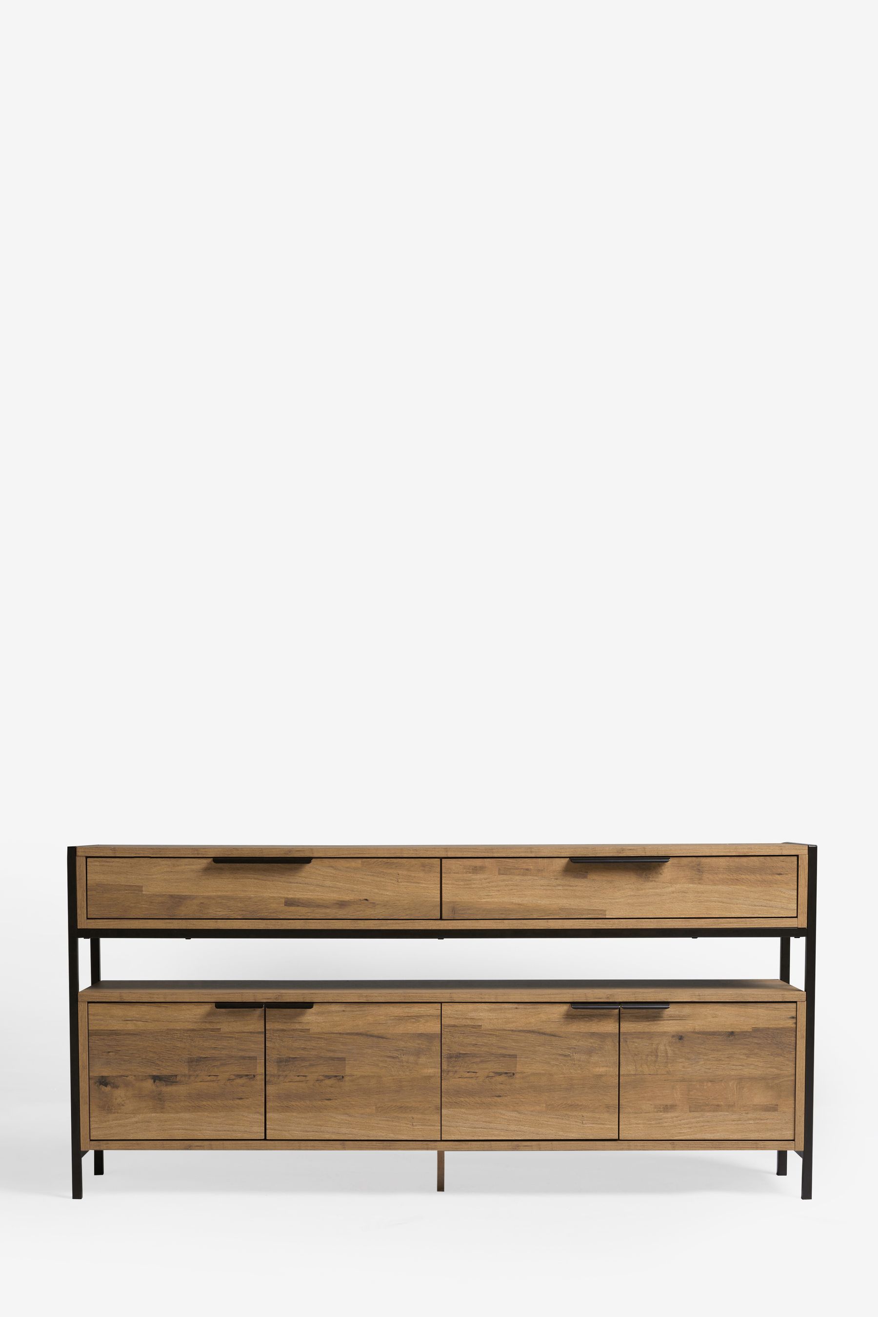 Buy Dark Bronx Up to 65 inch, Soundbar Oak Effect TV Unit from the Next ...