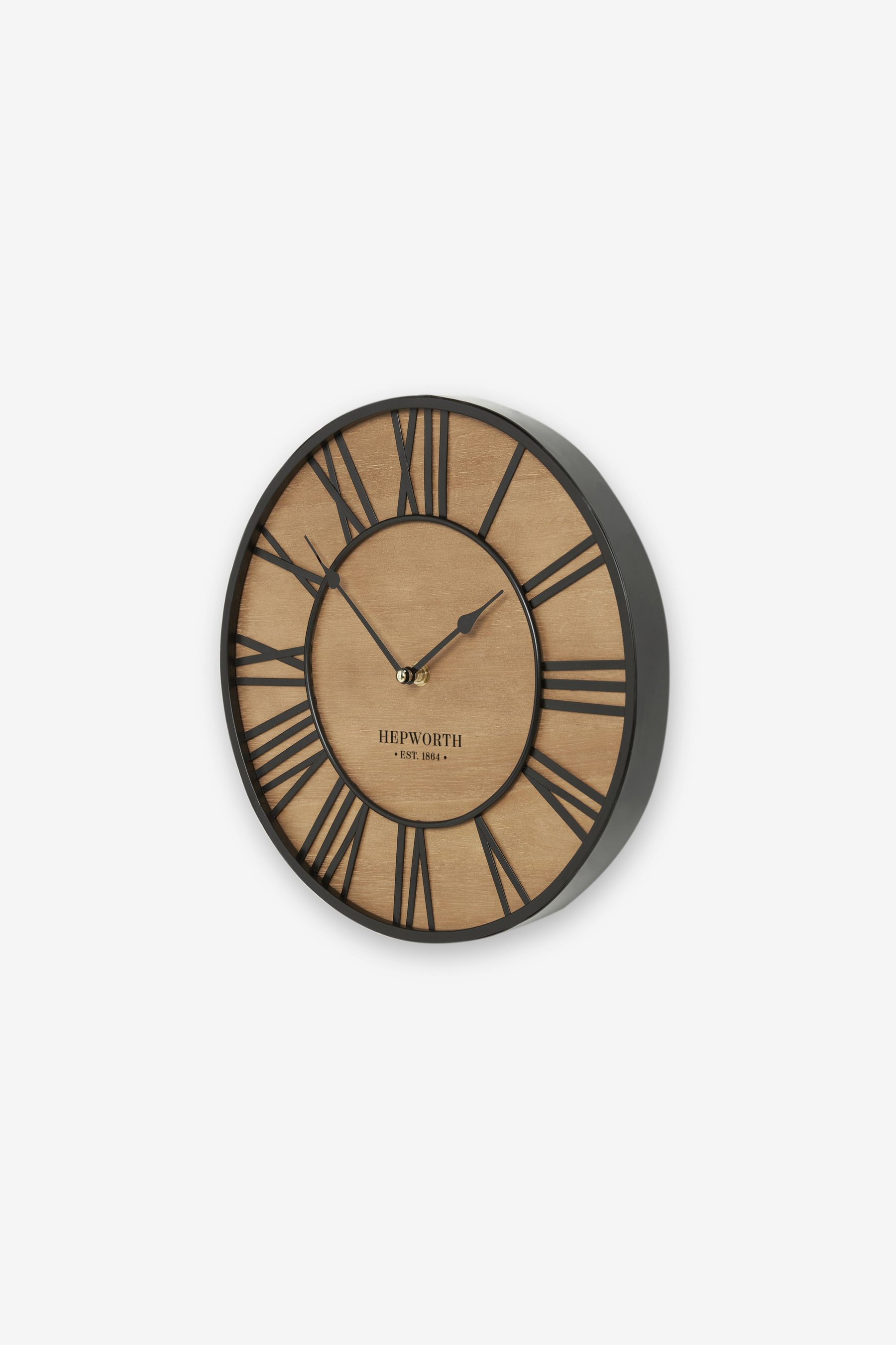 Buy Natural Bronx 30cm Wooden Small Wall Clock from the Next UK online shop