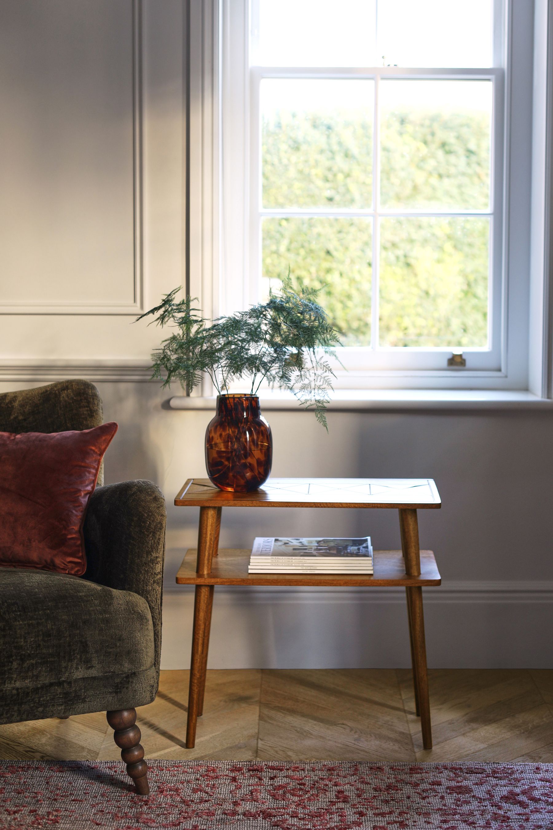 Buy Dark Lloyd Mango Wood Side Table from the Next UK online shop