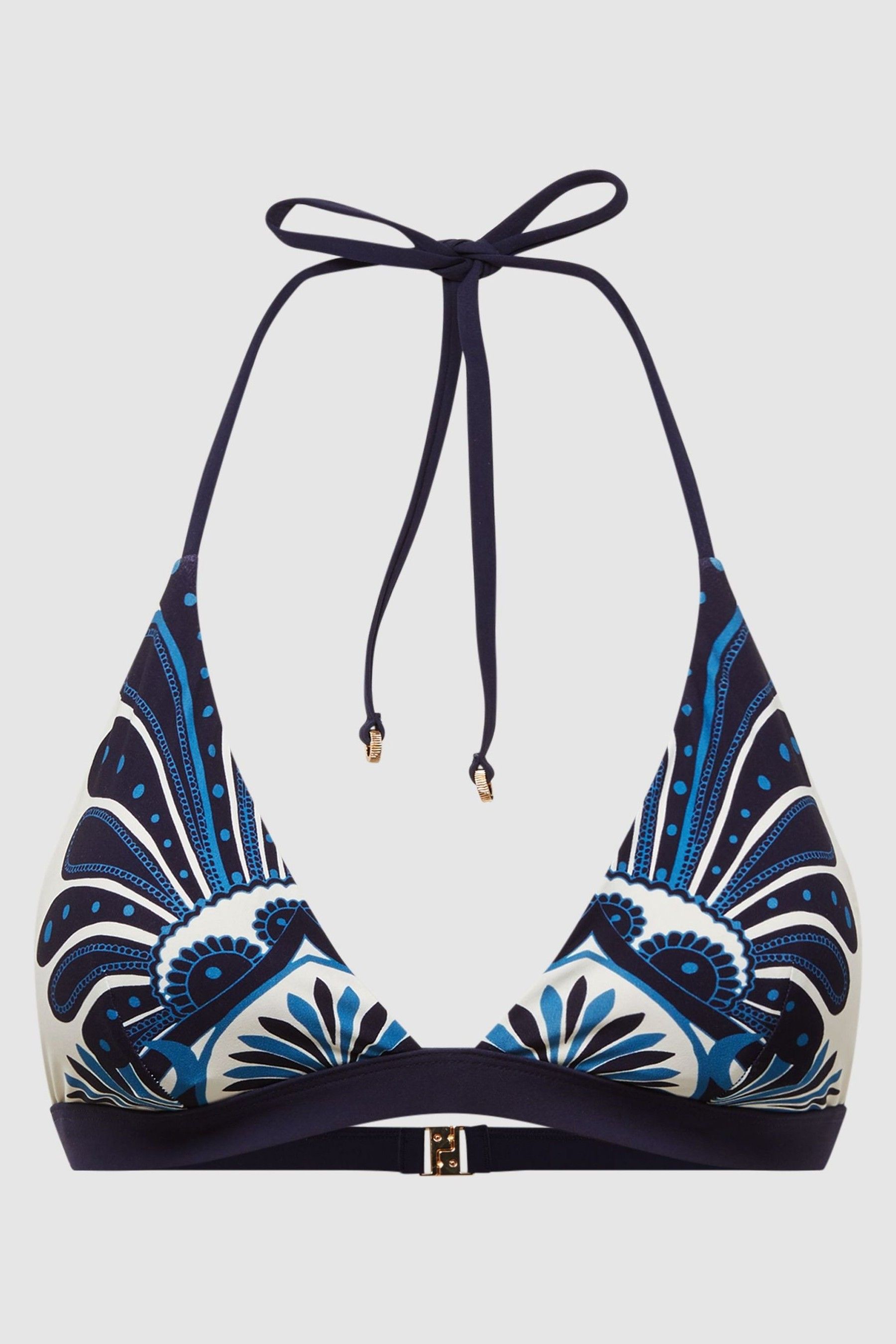 Buy Reiss White Print Lucille Printed Bikini Top From The Next Uk