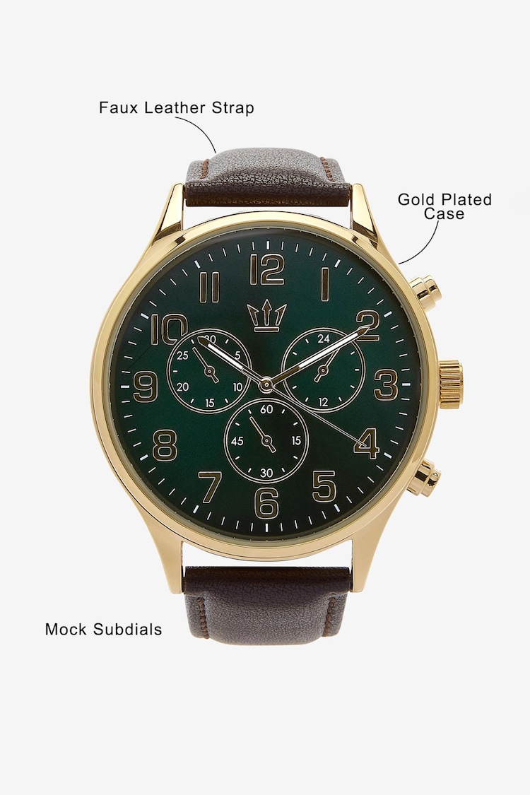 Buy Next Classic Watch With Brown Strap from the Next UK online shop