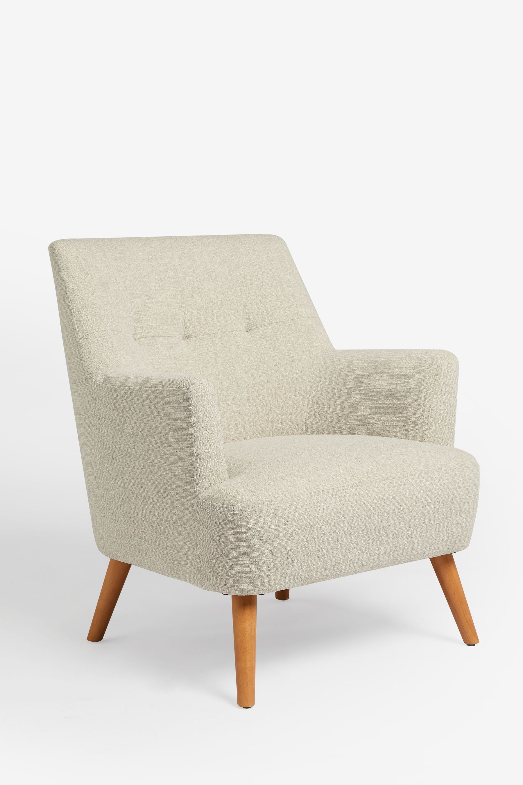 Buy Tweedy Plain Light Natural Carter Armchair from Next Ireland