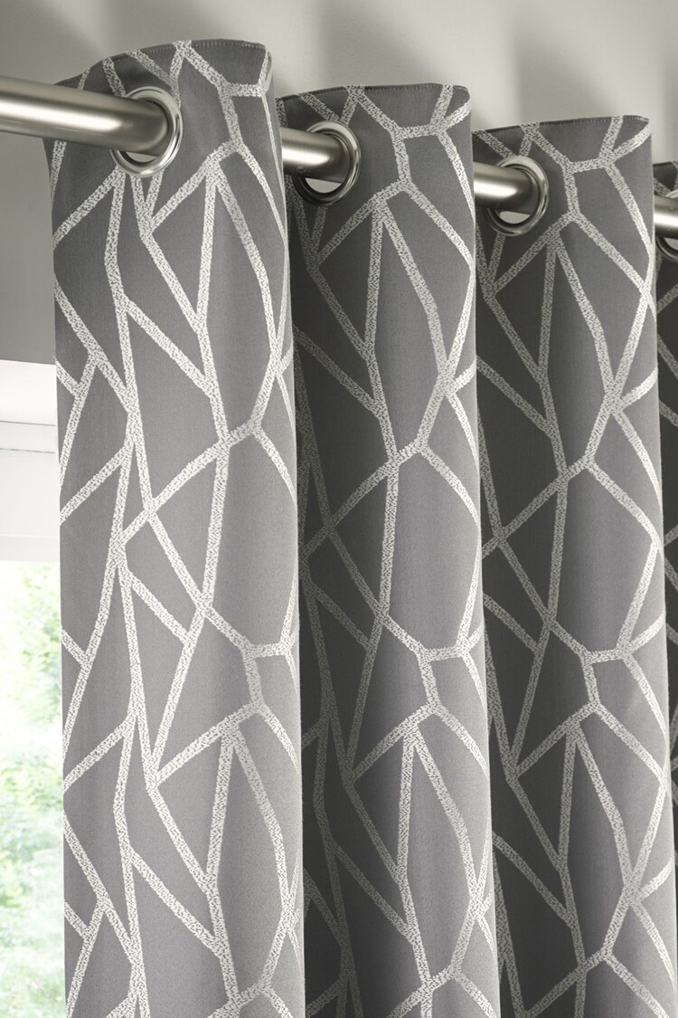 Buy Studio G Pewter Como Eyelet Curtains from the Next UK online shop