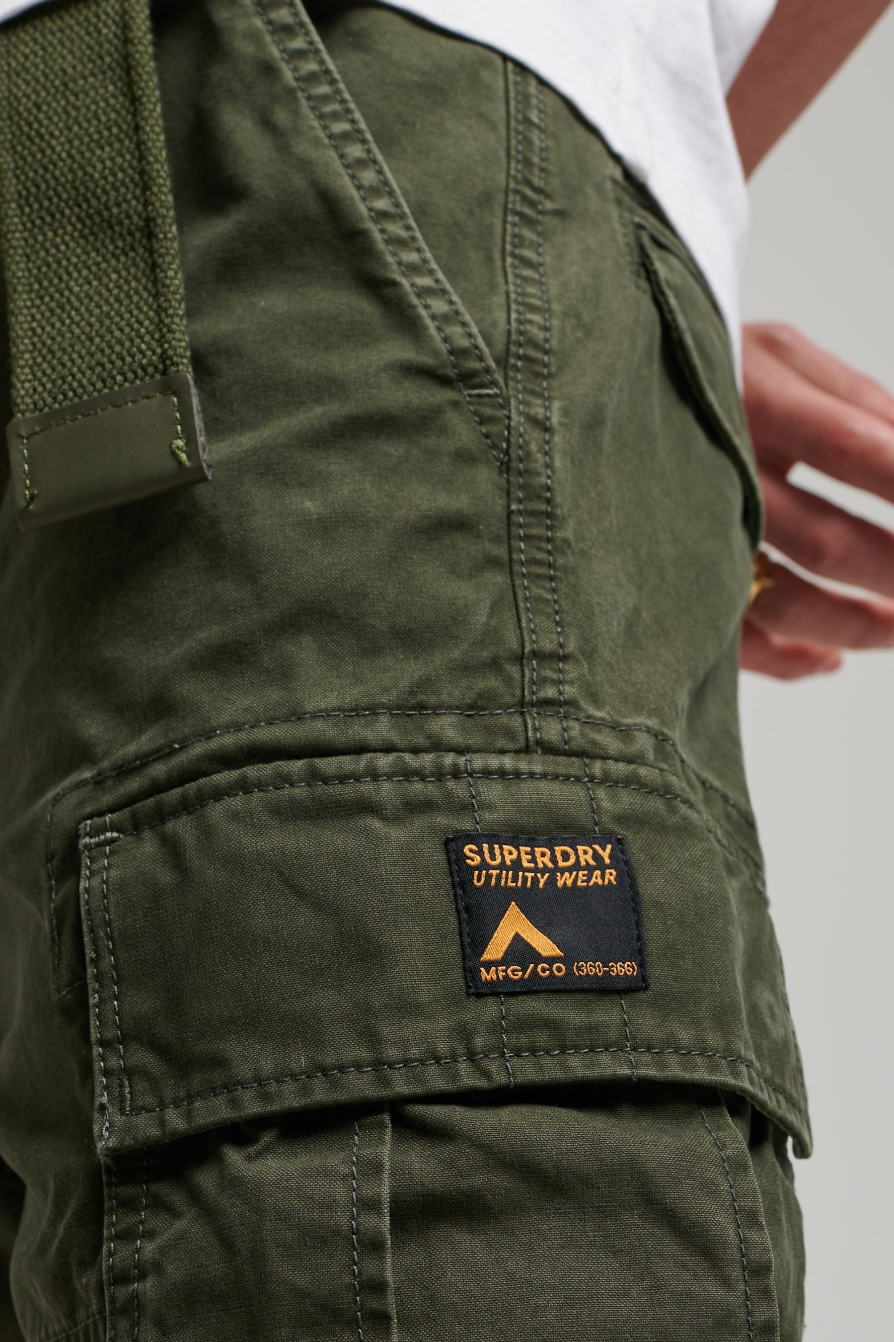 Buy Superdry Green Heavy Cargo Shorts from the Next UK online shop