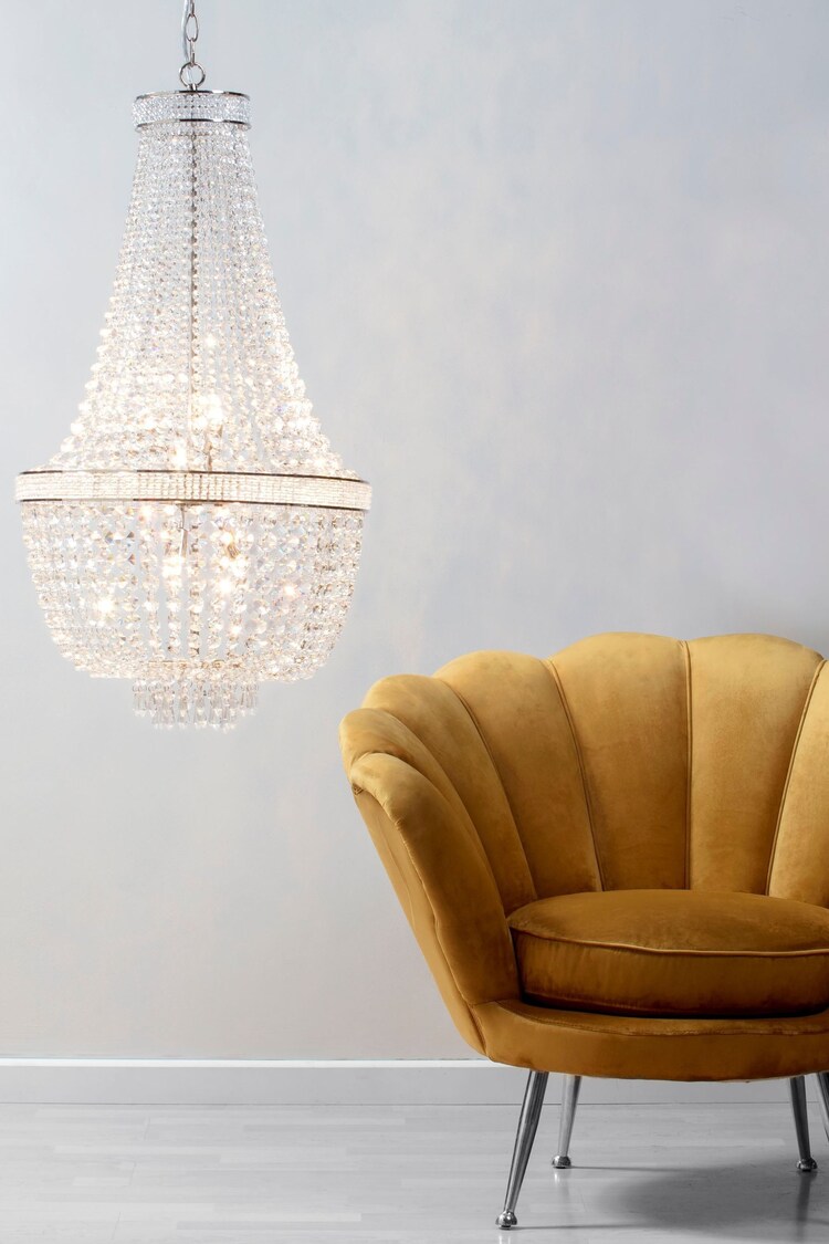 Buy BHS Silver Emily Chandelier Ceiling Light from the Next UK online shop
