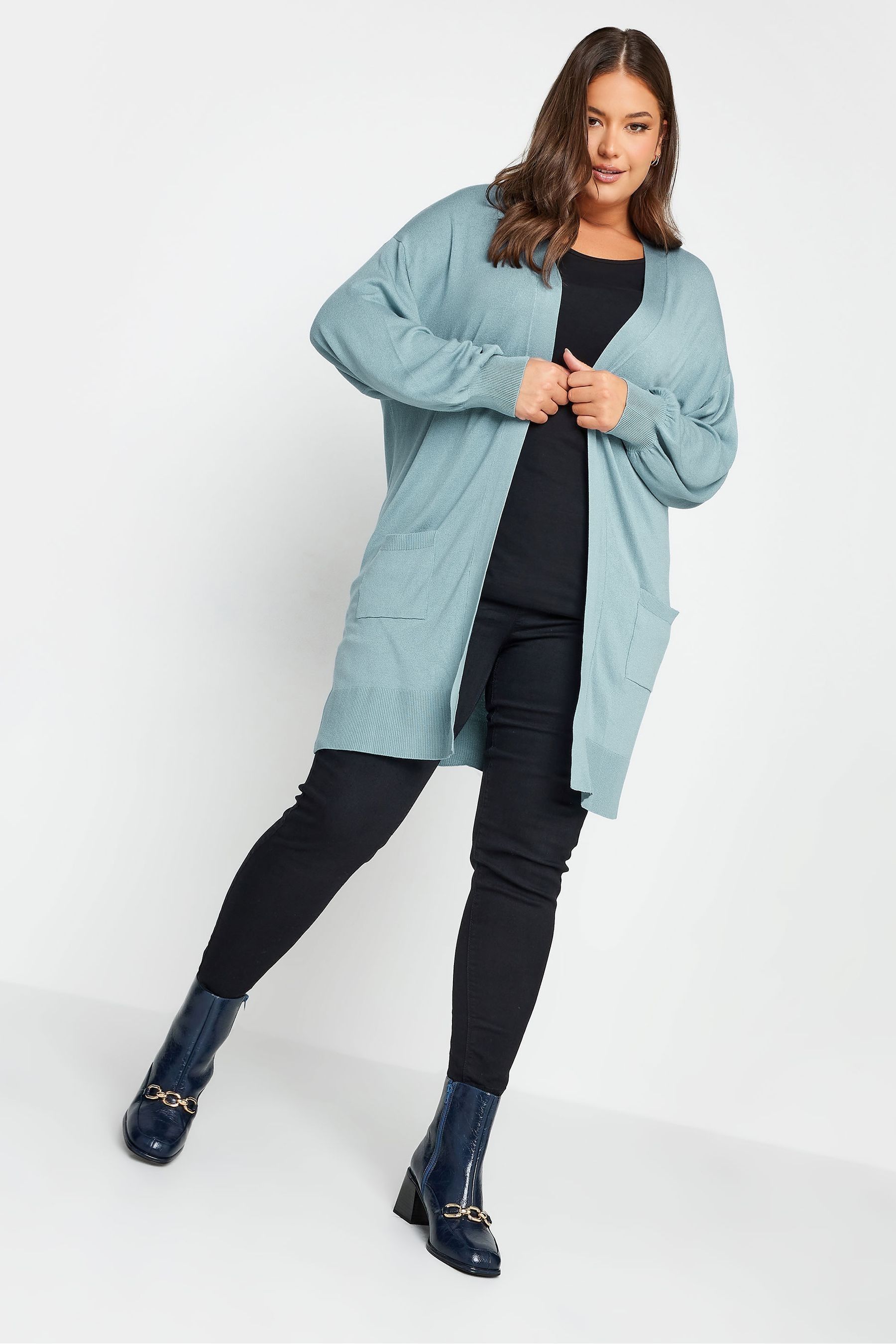 Buy Yours Curve Blue Cardigan from the Next UK online shop