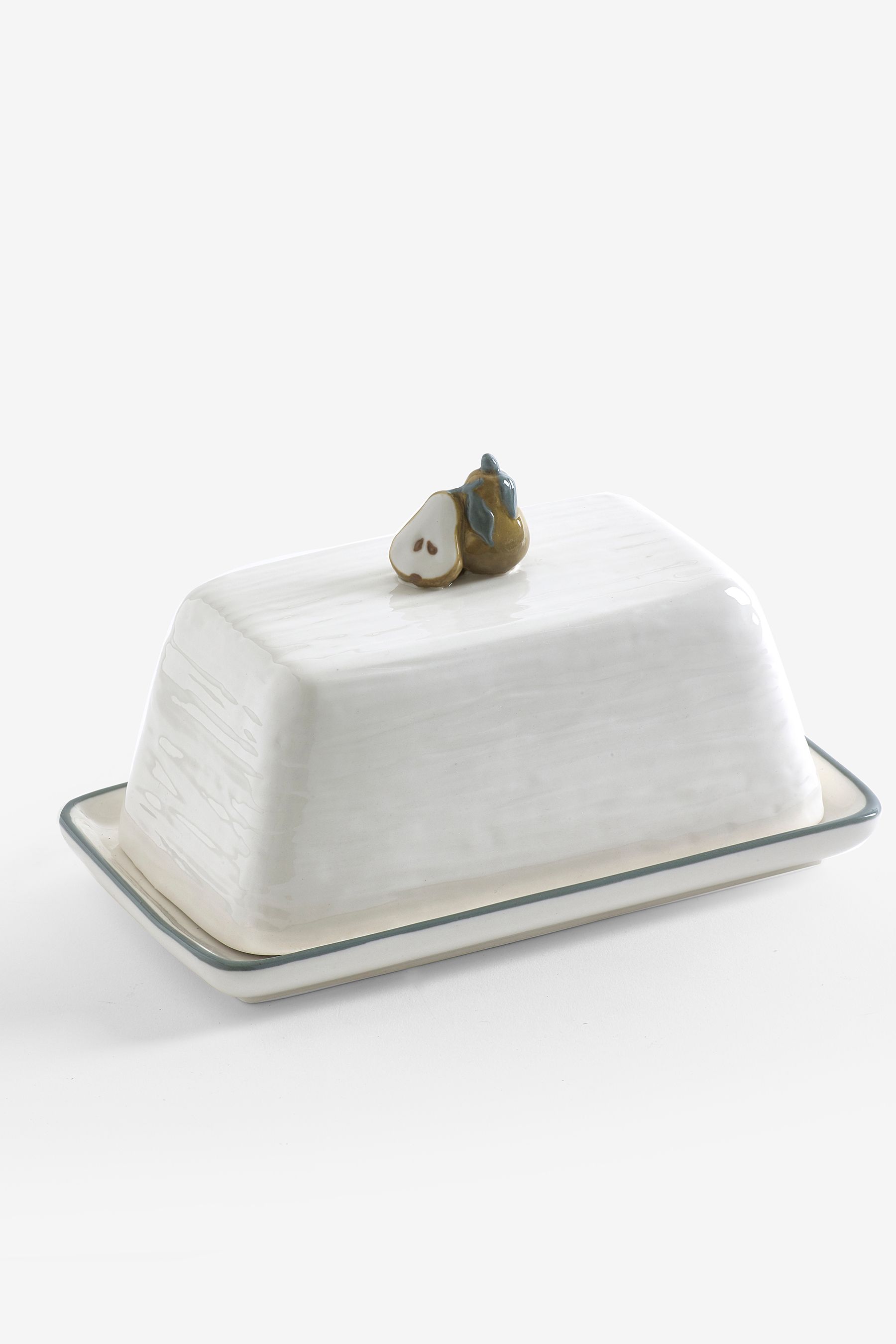 Buy White Pear Butter Dish from Next USA