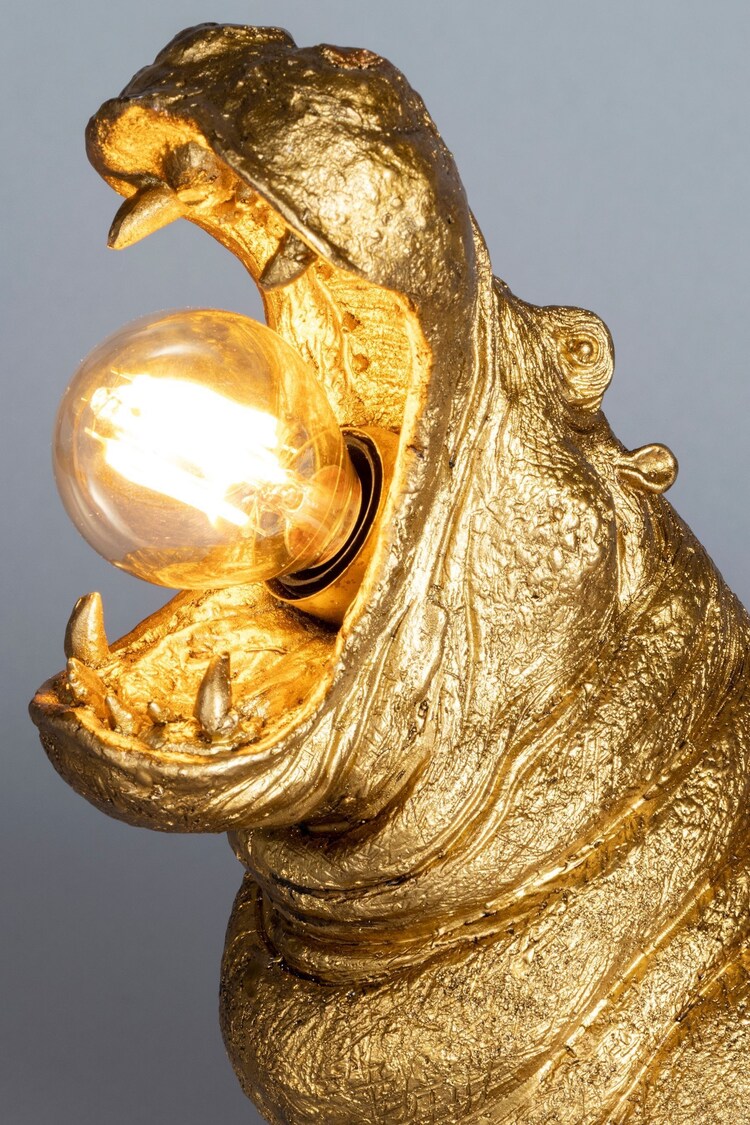 Buy BHS Gold Bernard Hippo Lamp from the Next UK online shop