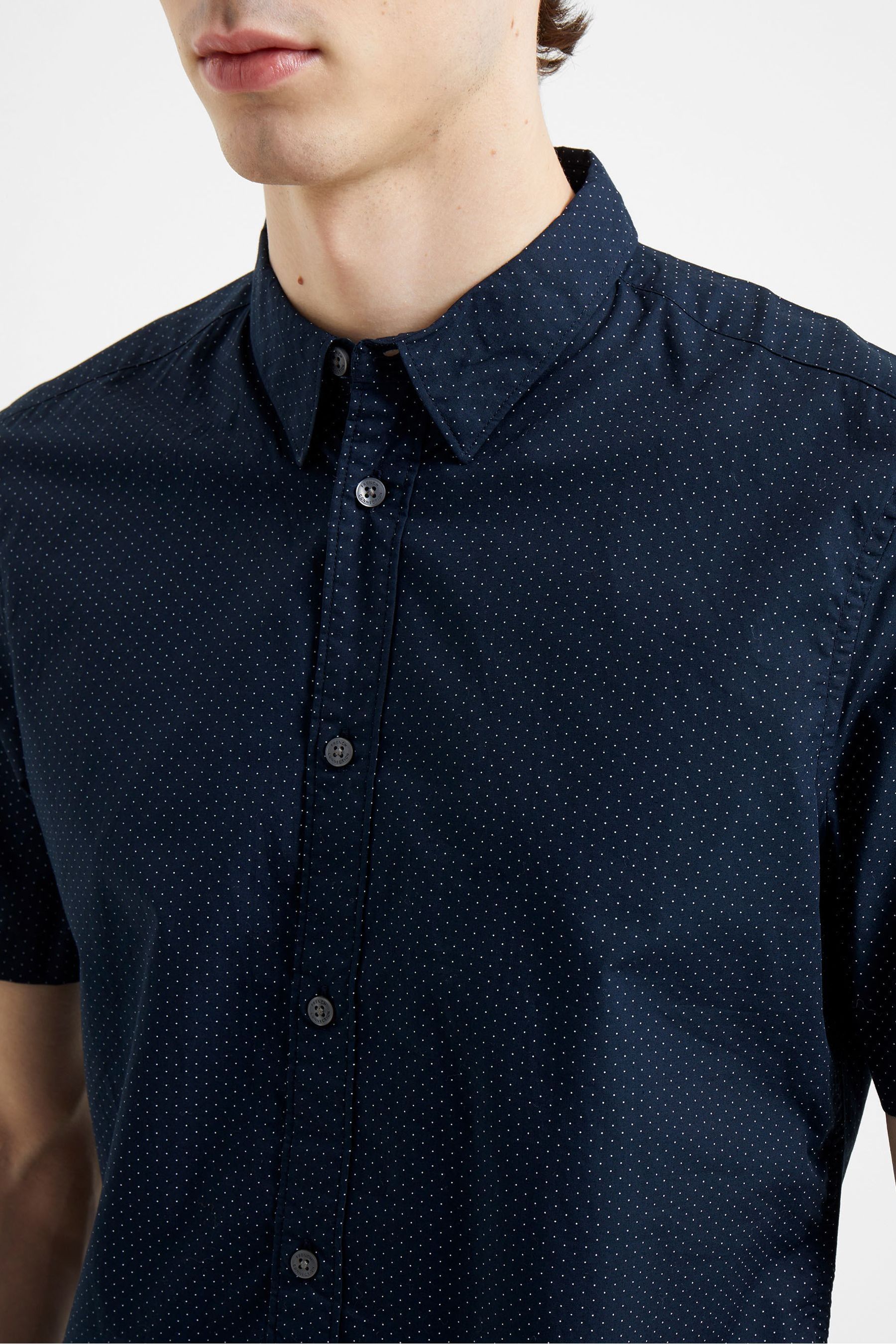 Buy French Connection Blue Design Shirt from the Next UK online shop