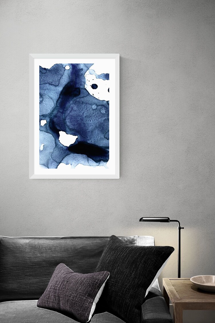 Buy East End Prints Blue Ink Print by Sisi and Seb from the Next UK ...