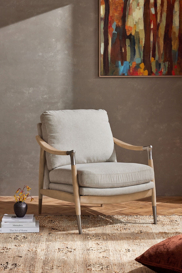 Buy Tweedy Plain Light Natural Flinton Wooden Oak Effect Leg Accent ...