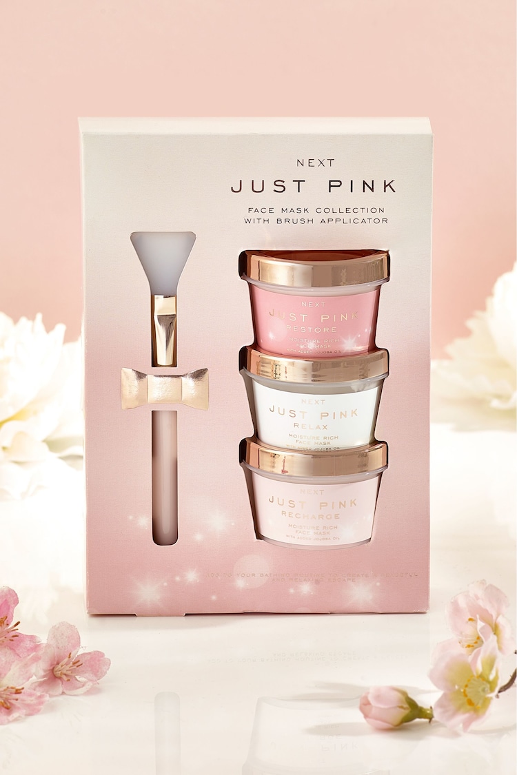 Buy Just Pink Face Mask Trio Set from the Next UK online shop