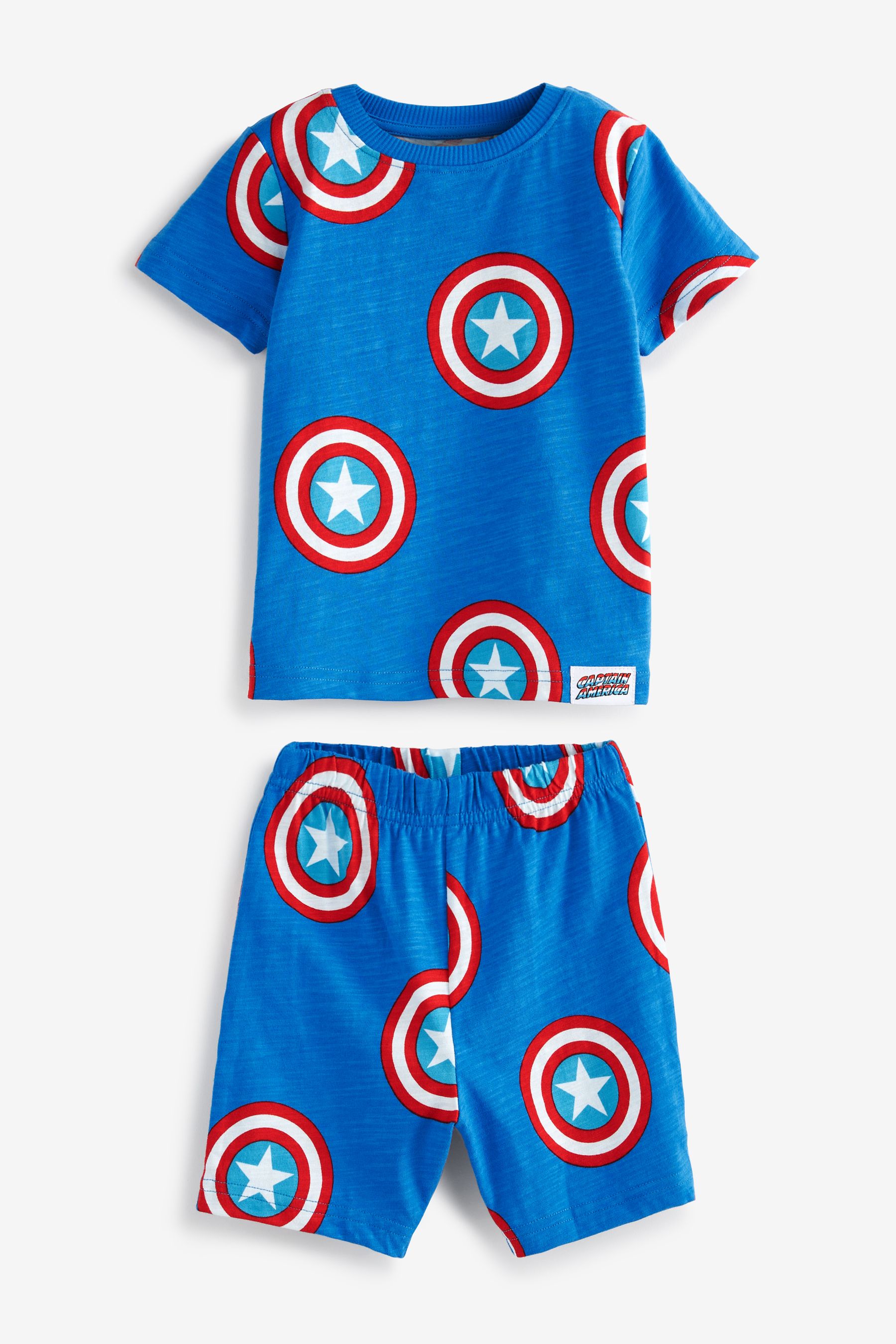 Buy Marvel 100% Cotton Short Pyjamas 3 Pack (12mths-12yrs) from the ...