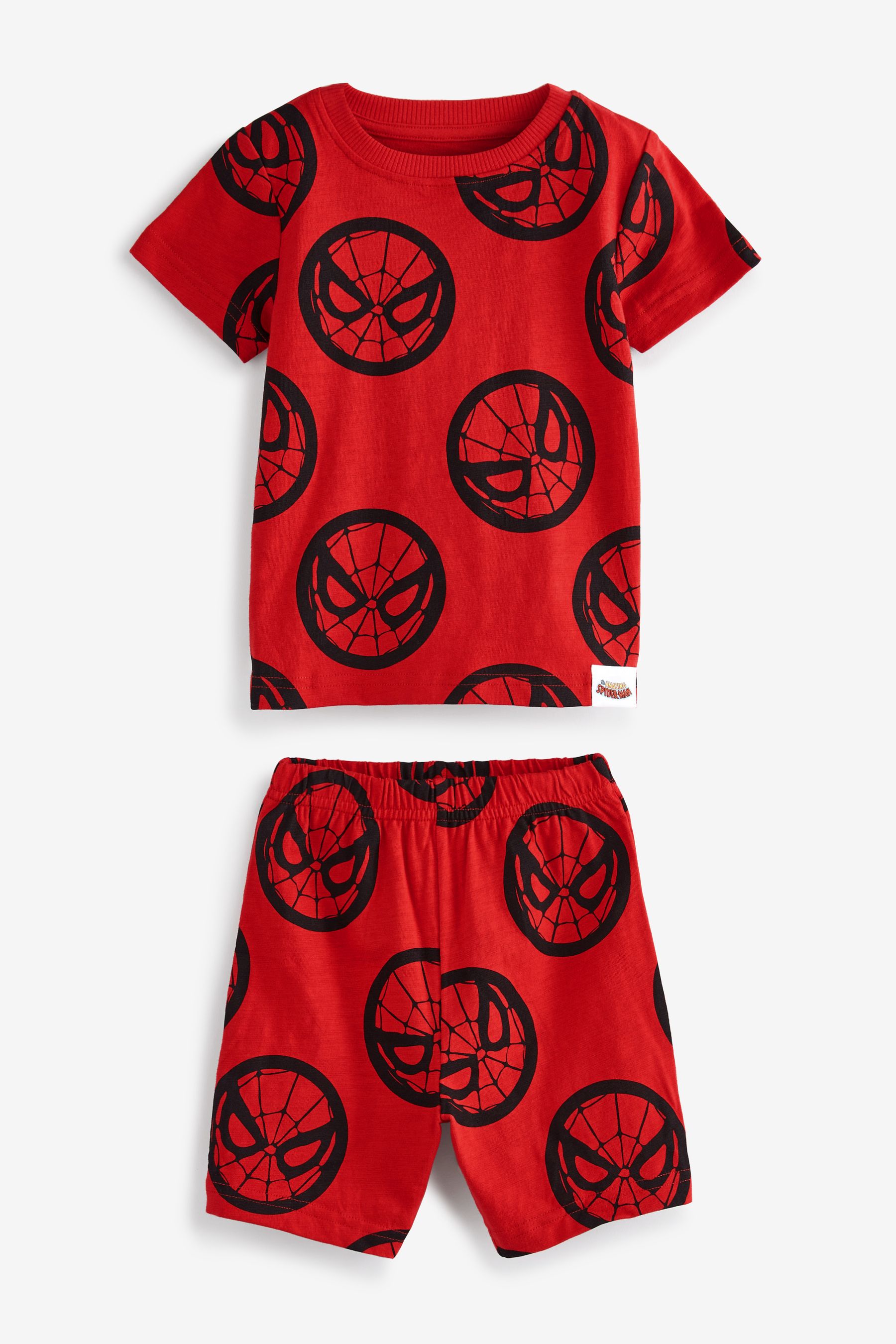 Buy Marvel 100% Cotton Short Pyjamas 3 Pack (12mths-12yrs) from the ...