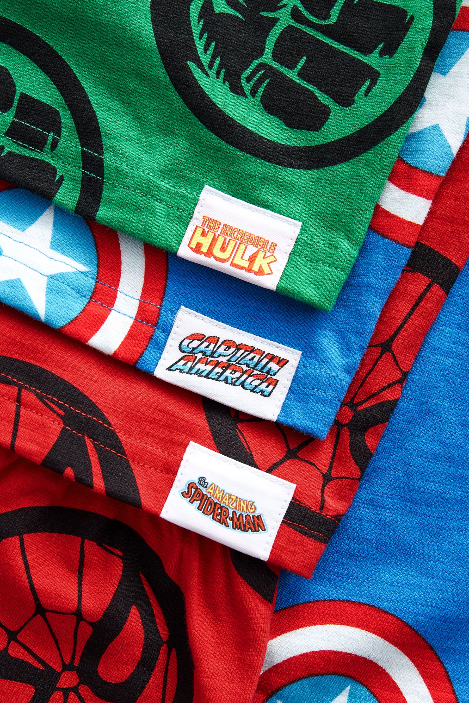 Buy Marvel 100% Cotton Short Pyjamas 3 Pack (12mths-12yrs) from the ...