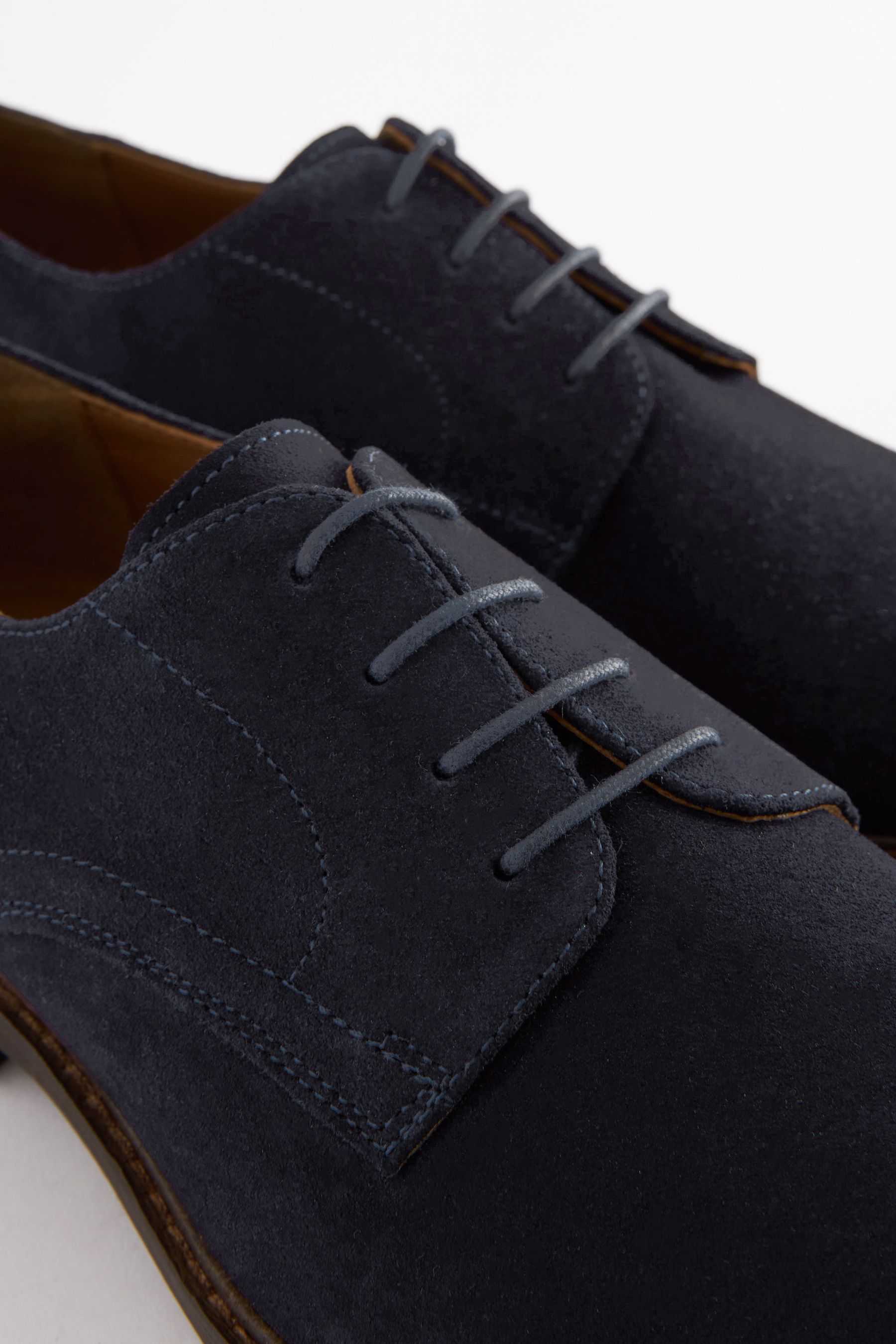 Buy Joules Suede Derby Navy Blue Suede Derby from the Next UK online shop