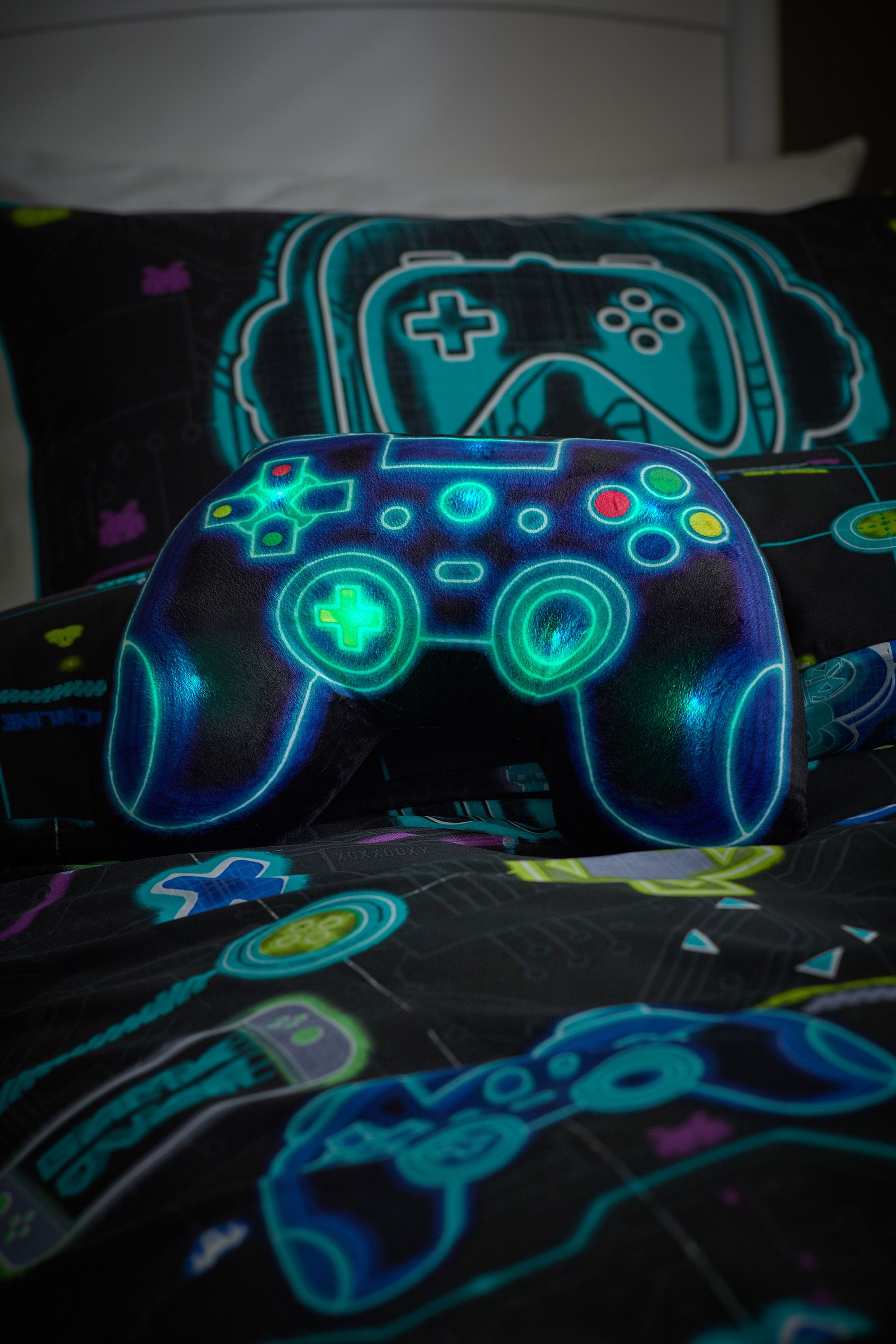 Buy Multi Light-Up Gamer Cushion from the Next UK online shop