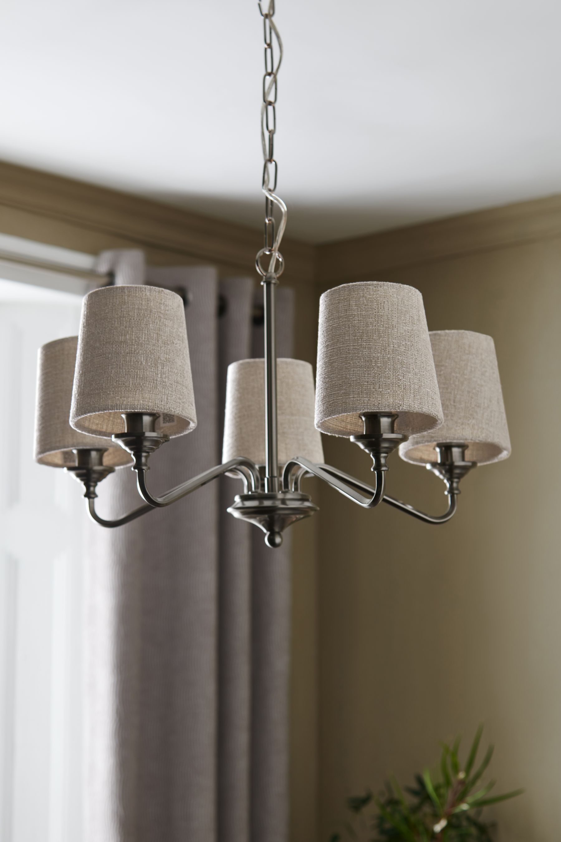 Buy 5 Pack Neutral Tweedy Plain Candle Light Shades from the Next UK ...