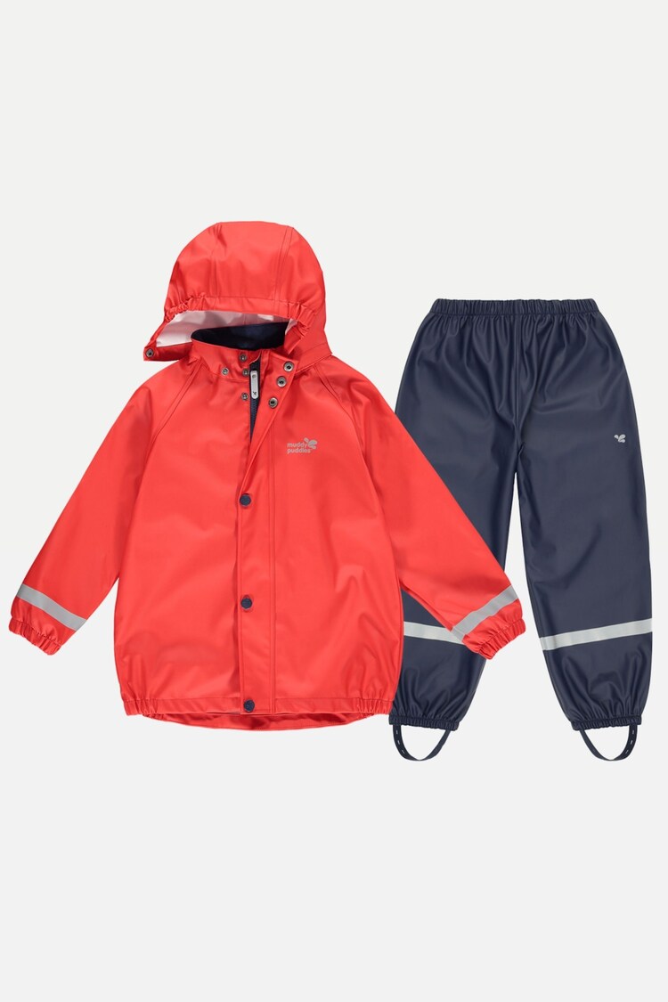 Buy Muddy Puddles Red Rainy Day Waterproof Jacket And Trousers Rain Set ...