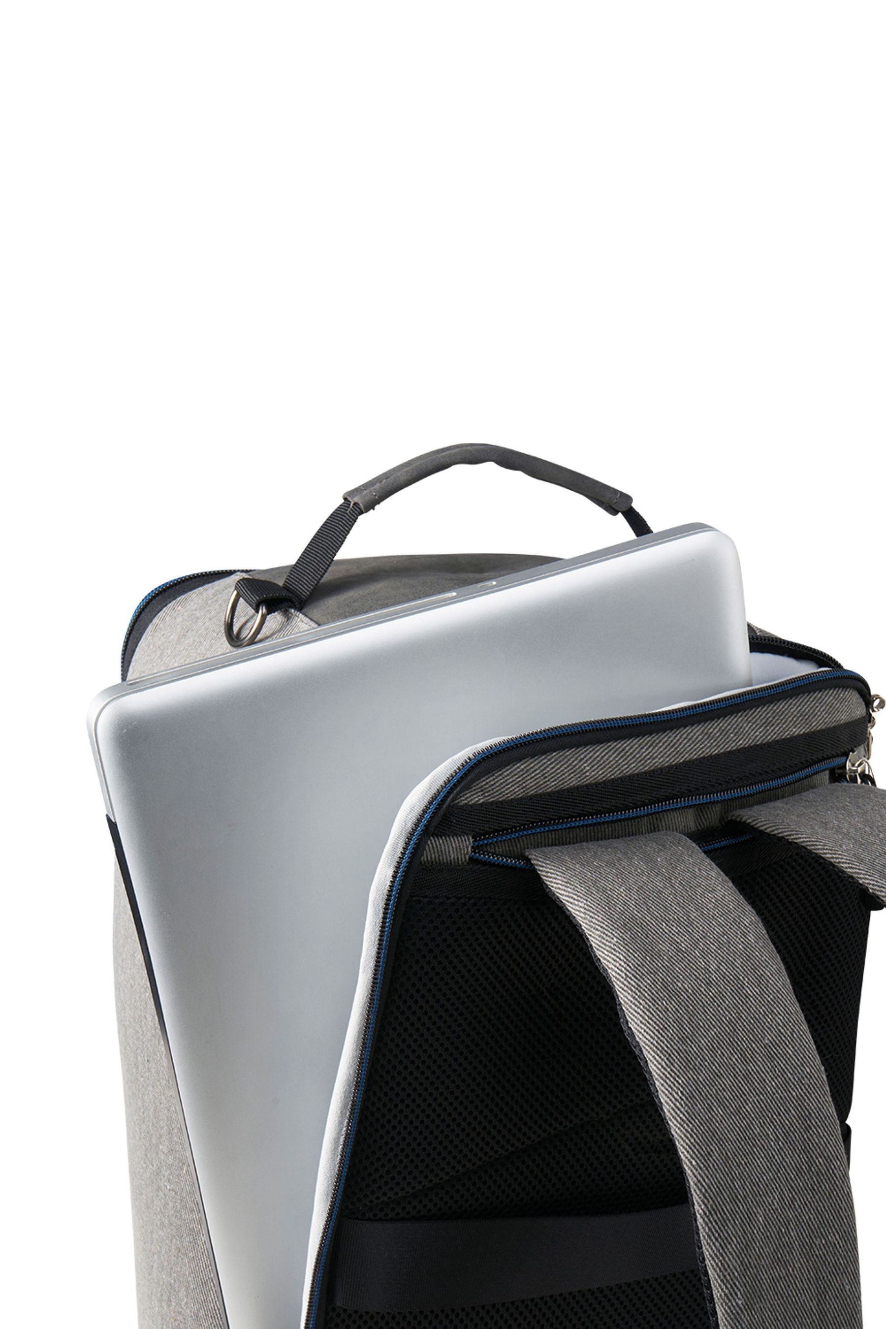 Buy Cabin Max Grey Blue Manhattan Cabin Travel Bag 40x20x25 Shoulder ...