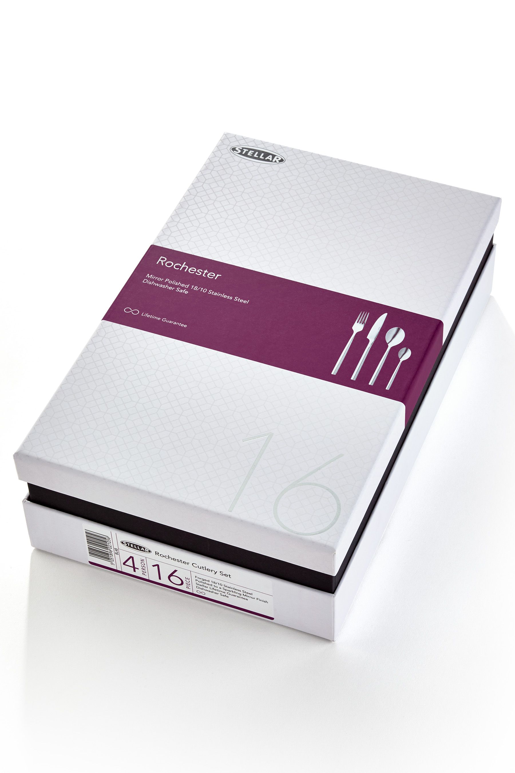 Buy Stellar Chrome Rochester 16 Piece Cutlery Set from the Next UK ...