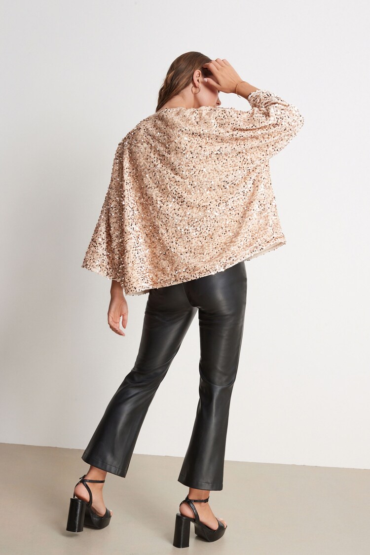 Buy Rose Gold Sequin Jacket from the Next UK online shop