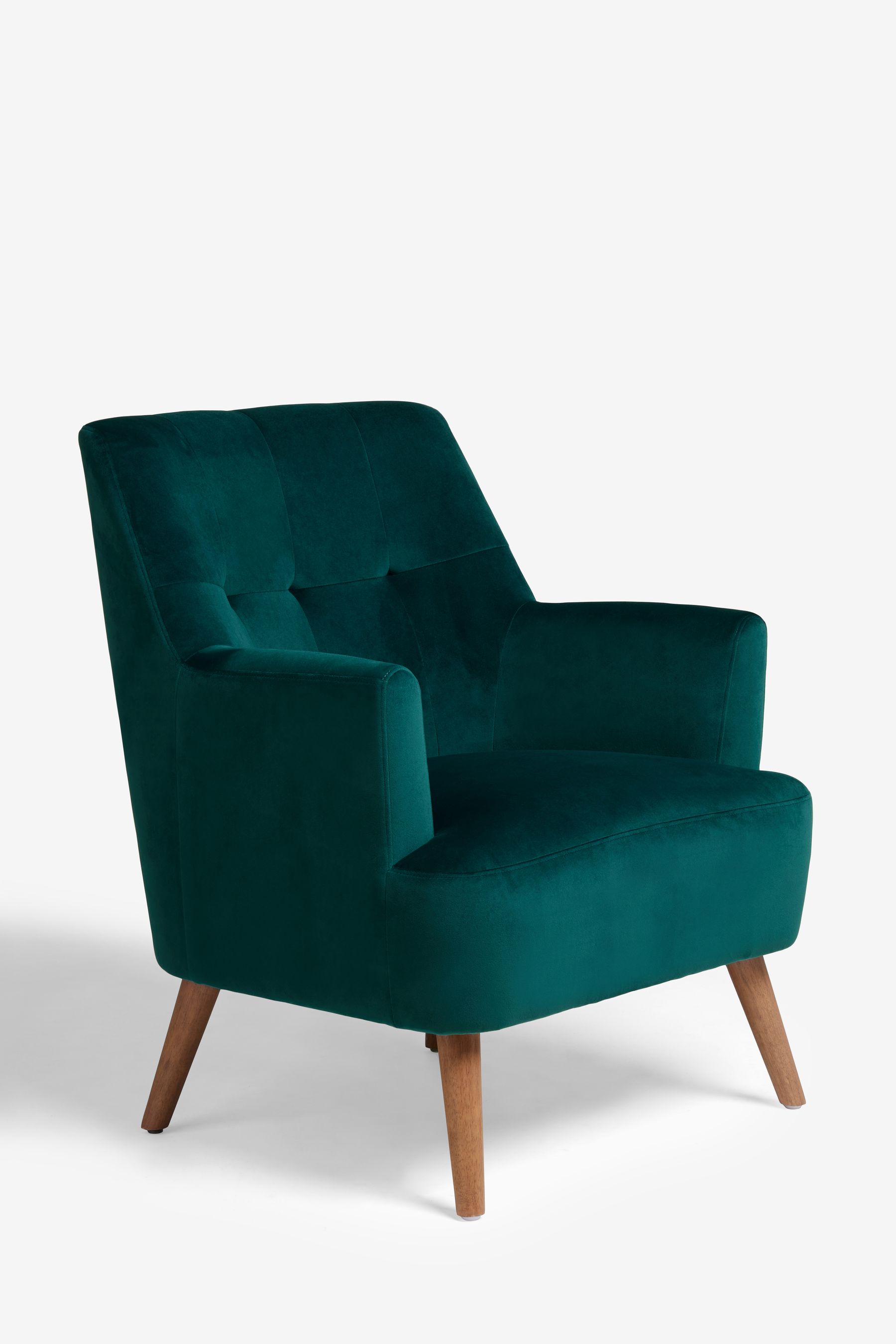 Buy Soft Velvet Juniper Teal Carter Armchair from the Next UK online shop