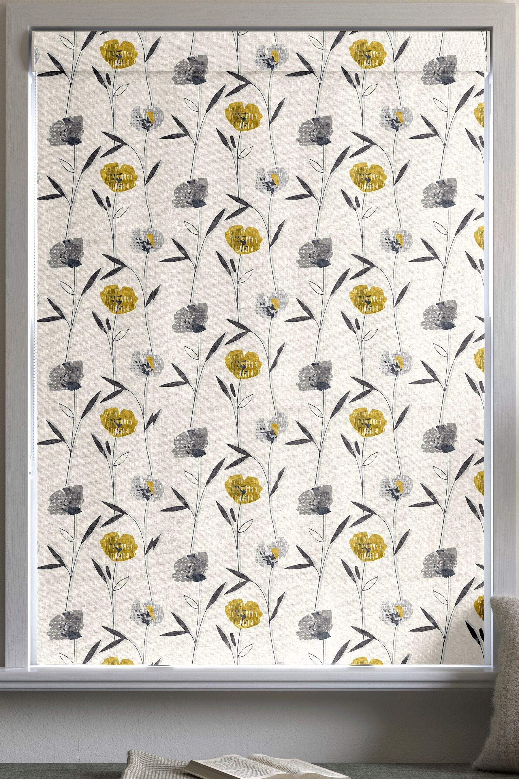 Buy Yellow Hetty Made To Measure Roman 100% Cotton Blinds from the Next ...