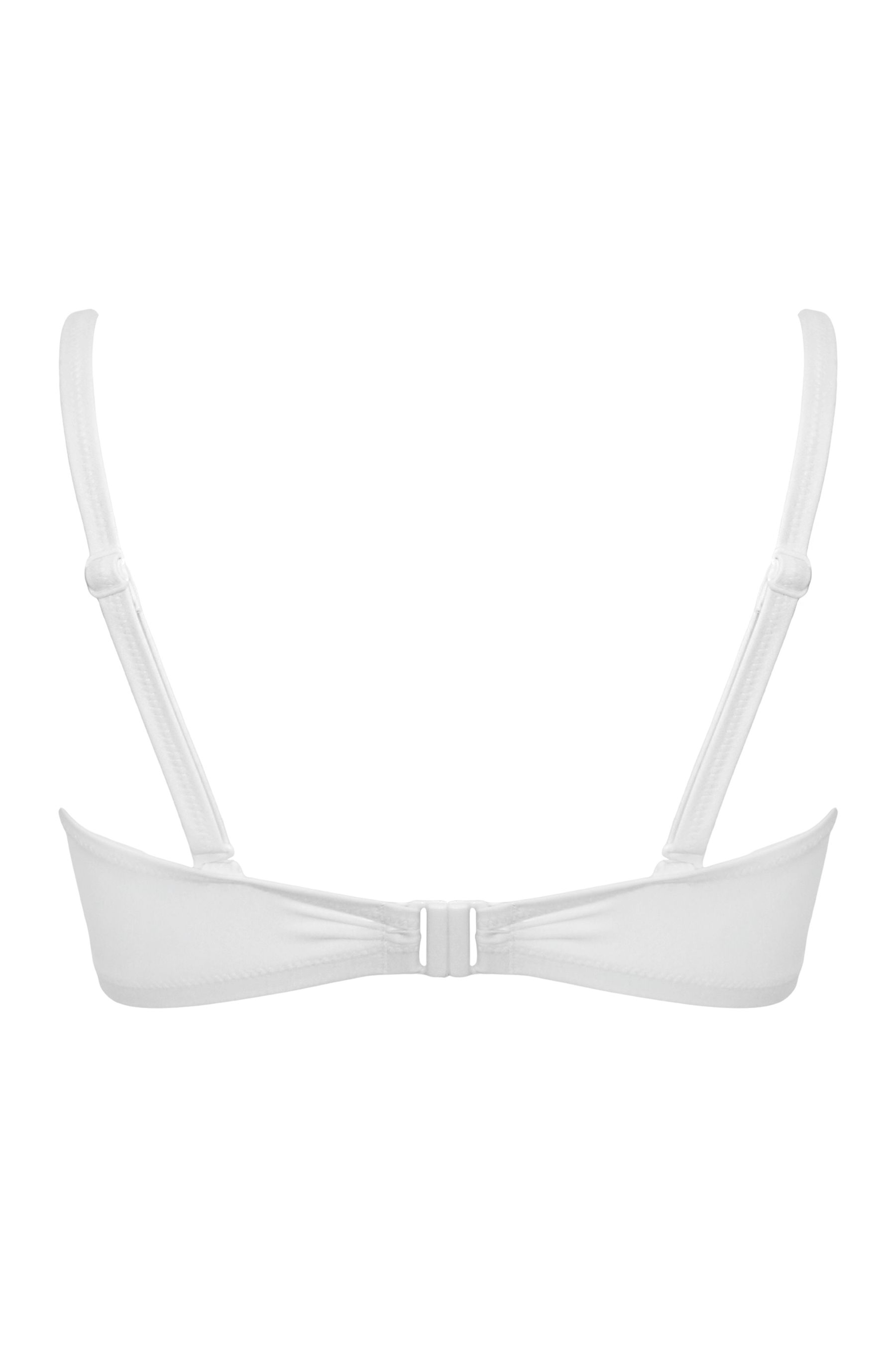 Buy Pour Moi White Free Spirit Strapless Shirred Bandeau Underwired