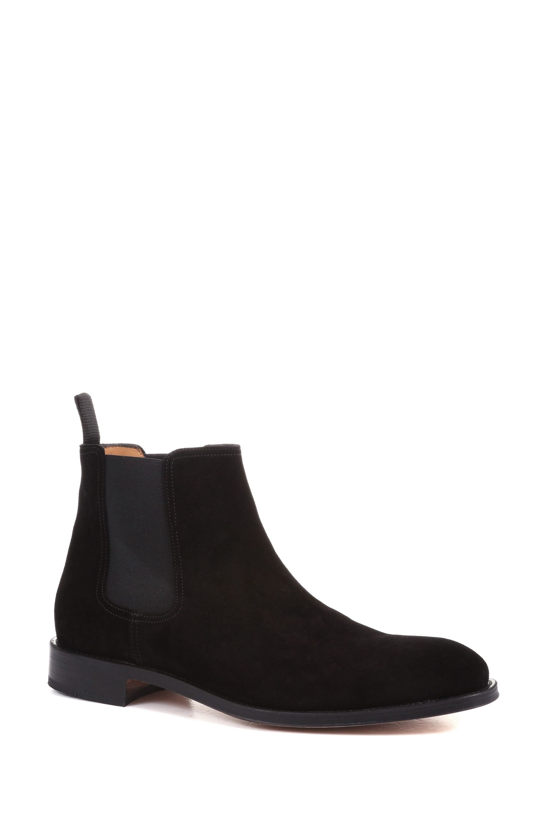 Buy Jones Bootmaker Black Cheltenham Handmade Chelsea Boots from the ...