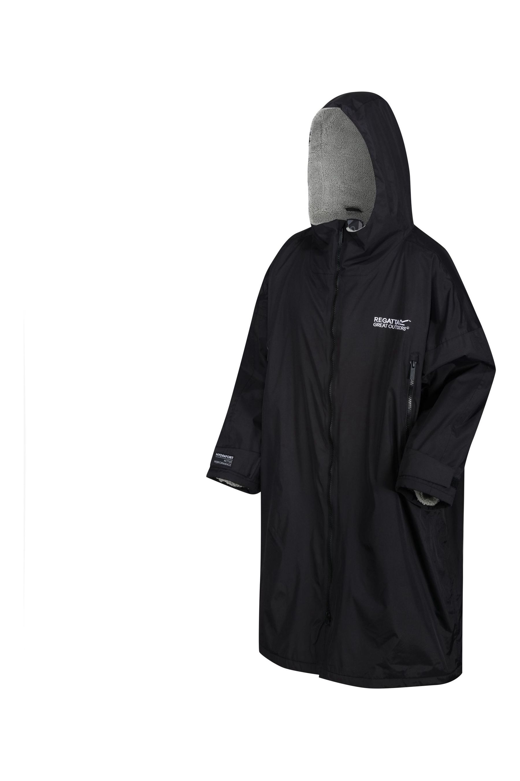 Buy Regatta Black Adult Waterproof Changing Robe from the Next UK ...