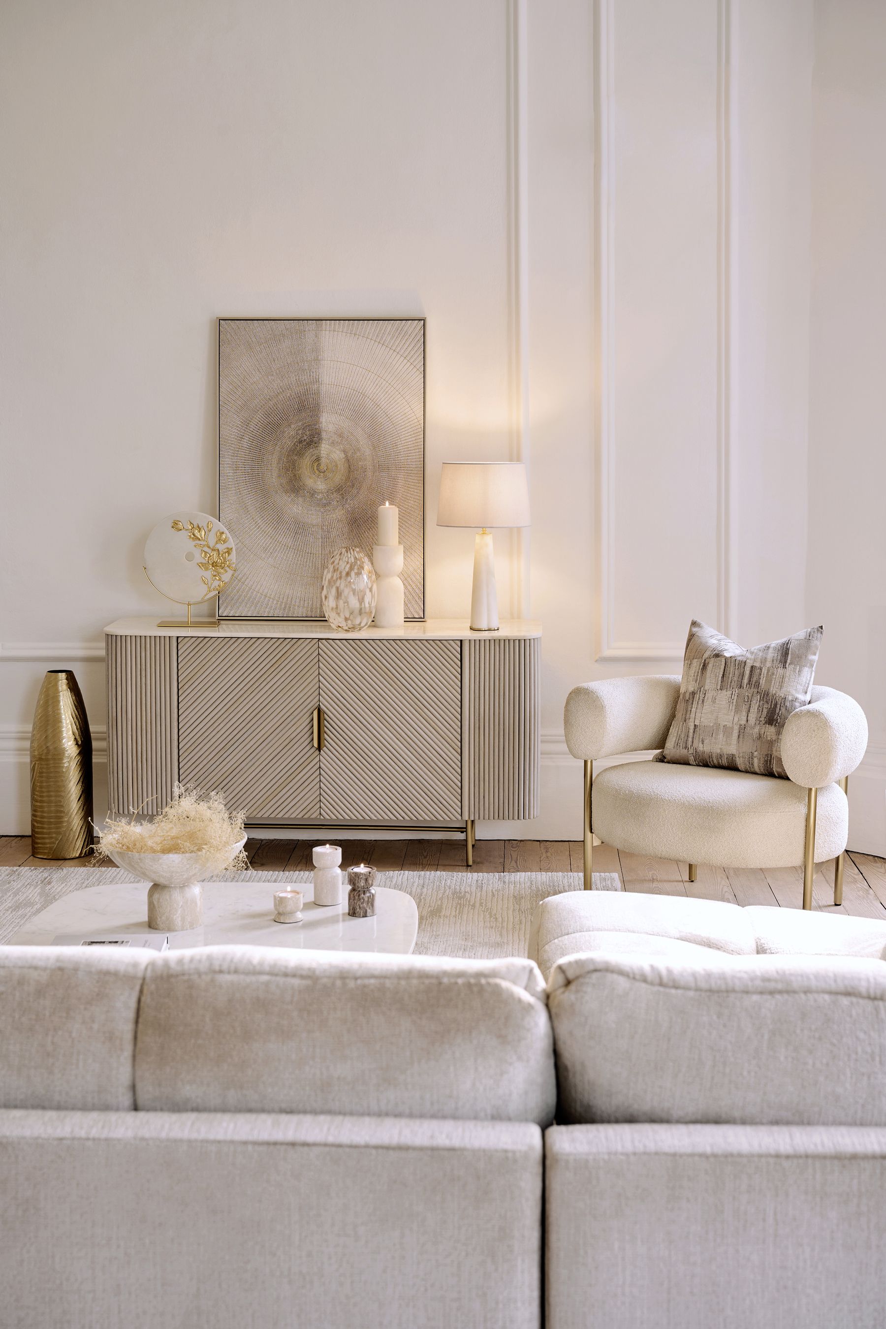 Buy Natural Marble Effect Resin Sculptural Bowl from Next Australia