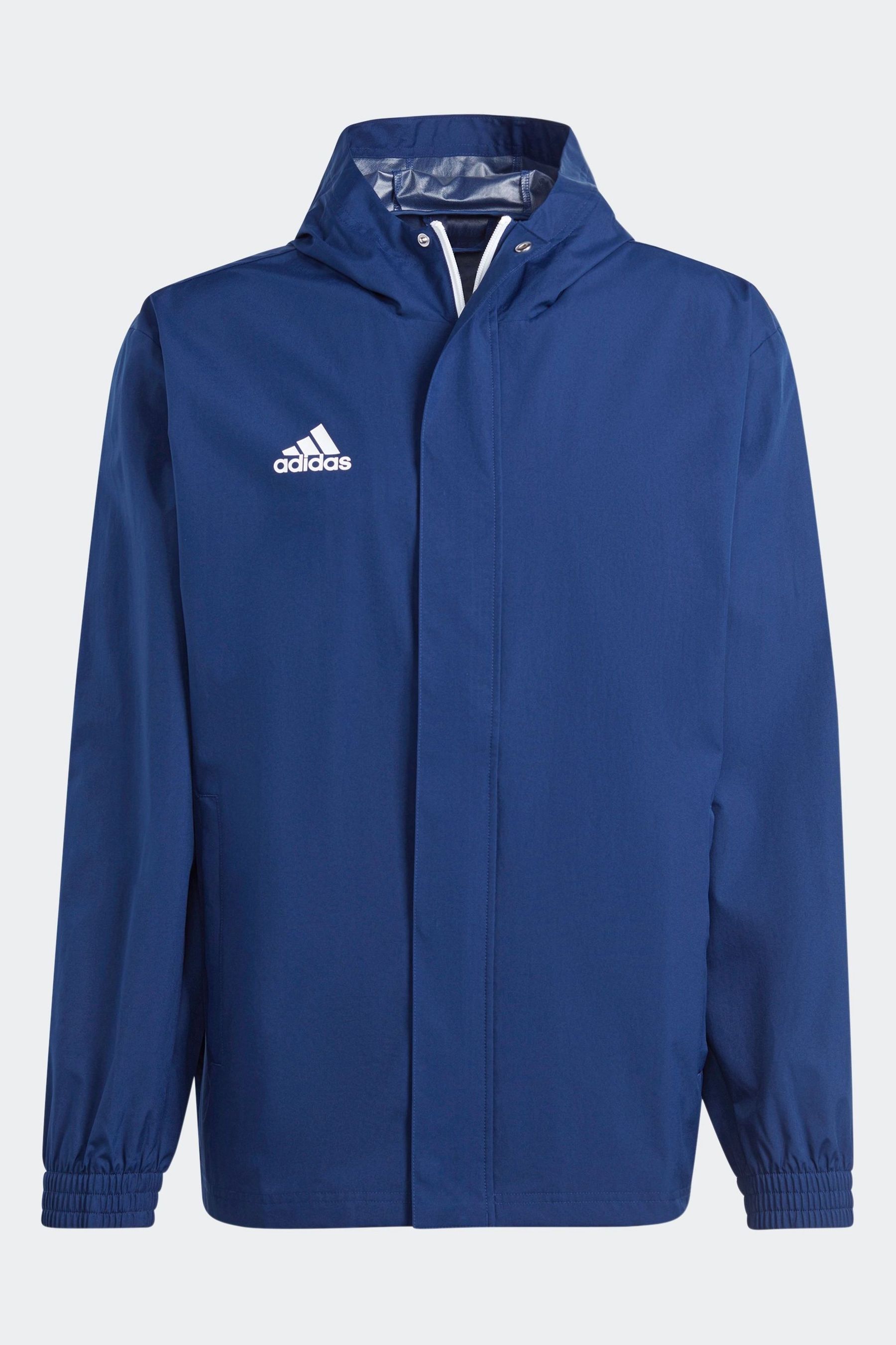 Buy adidas Navy Entrada All-Weather Jacket from the Next UK online shop