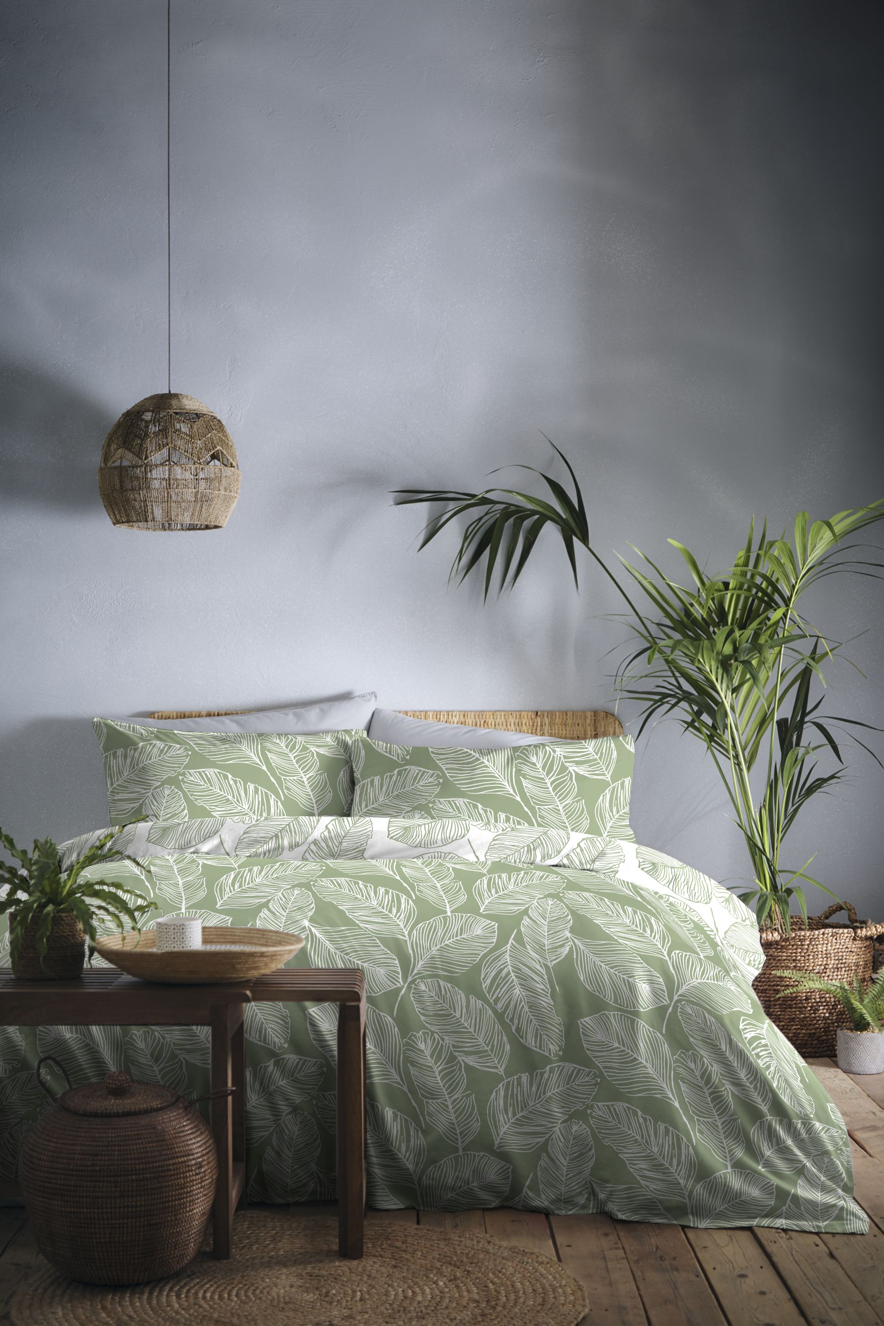 Buy Fusion Green Matteo Duvet Cover and Pillowcase Set from the Next UK ...