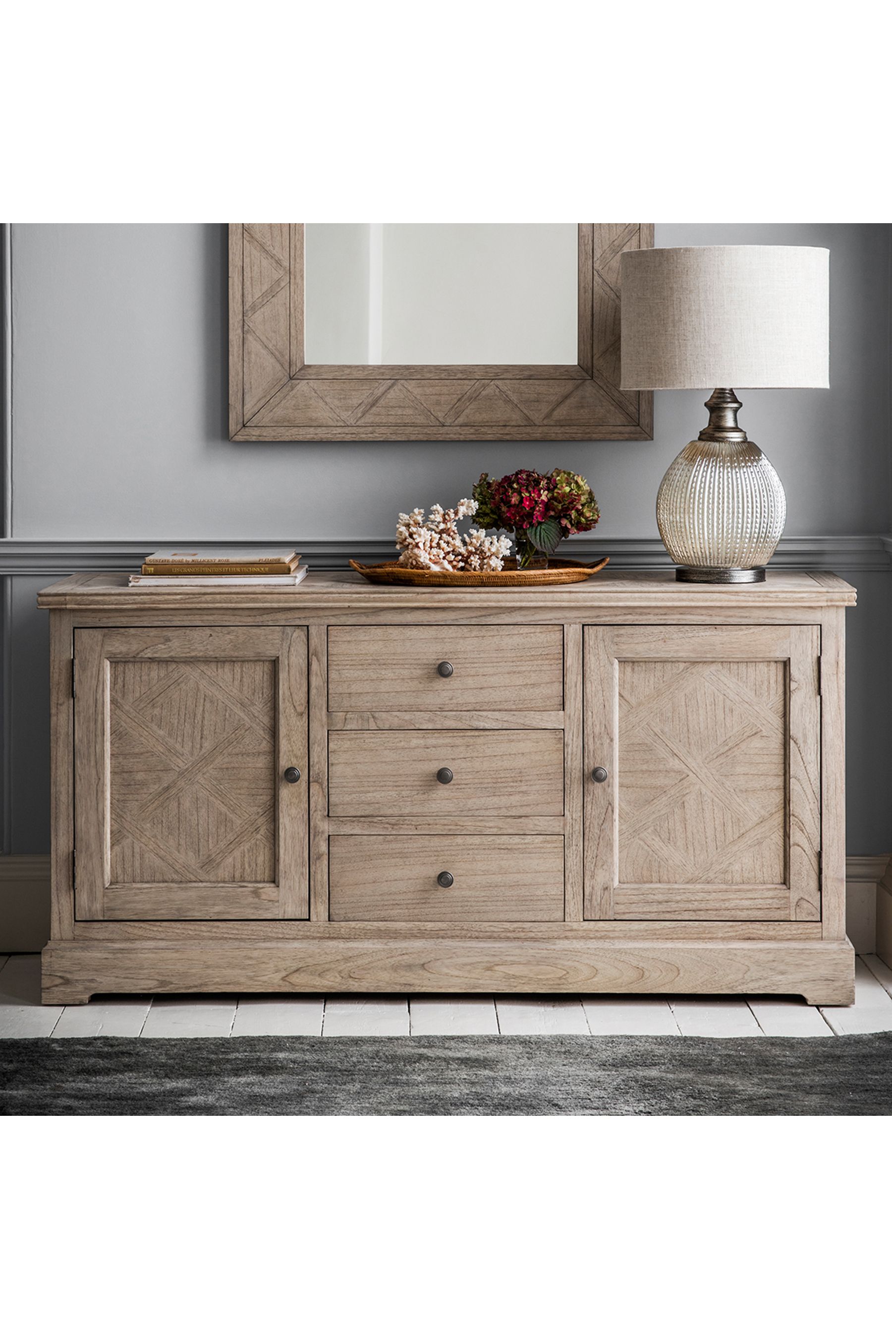 Buy Gallery Home Natural Missouri 2 Door 3 Drawer Sideboard from the ...