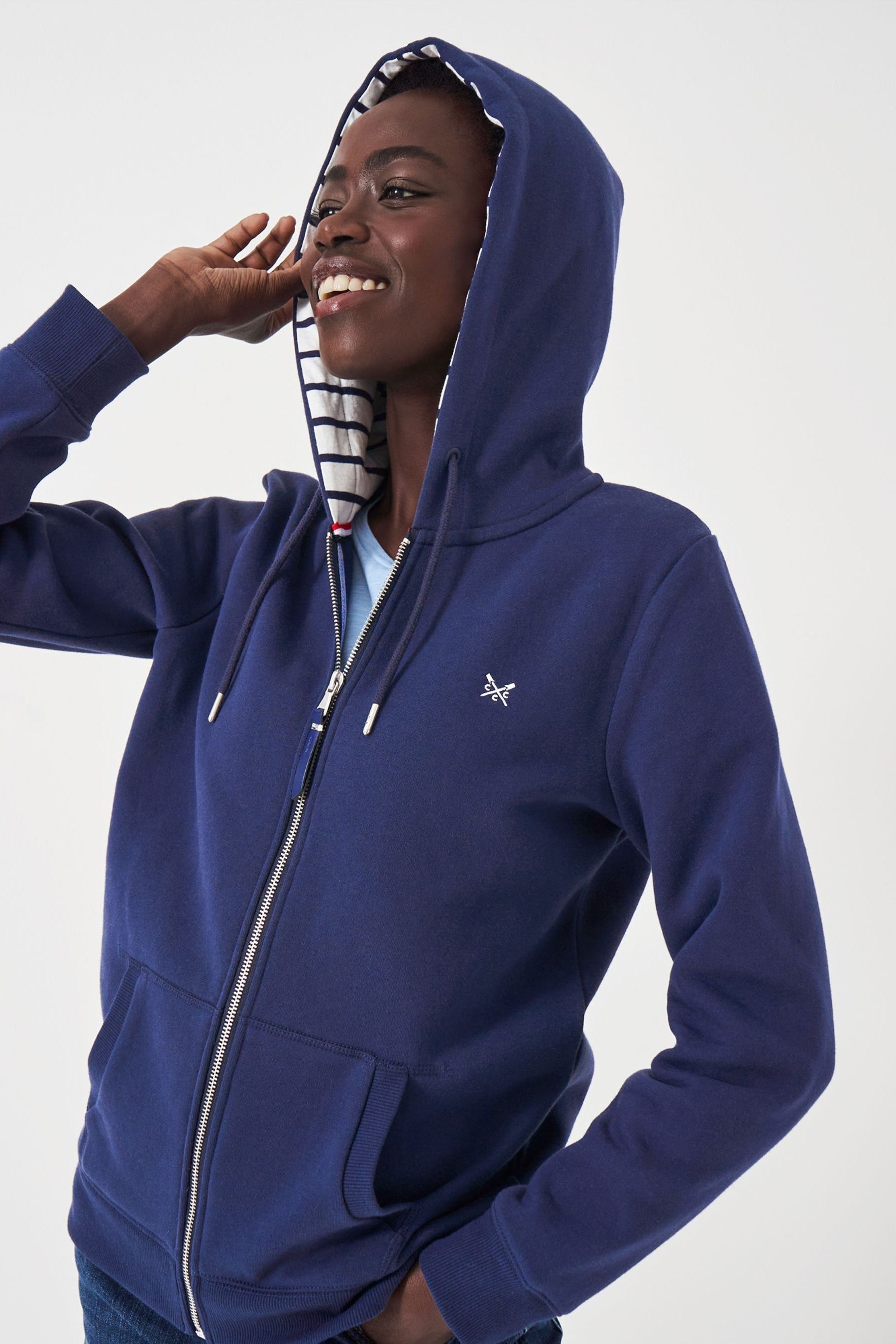 Buy Crew Clothing Heritage Zip Through Hoodie from the Next UK online shop