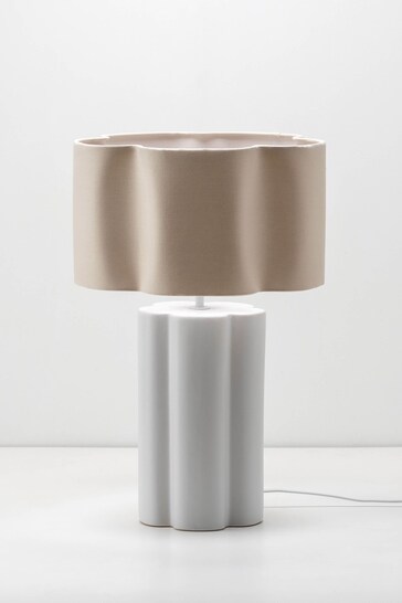 Buy Houseof. White Flower Ceramic Table Light from the Next UK online shop