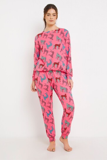 Buy Simply Be Pink Pretty Secrets Supersoft Colourful Cheetah Twosie ...