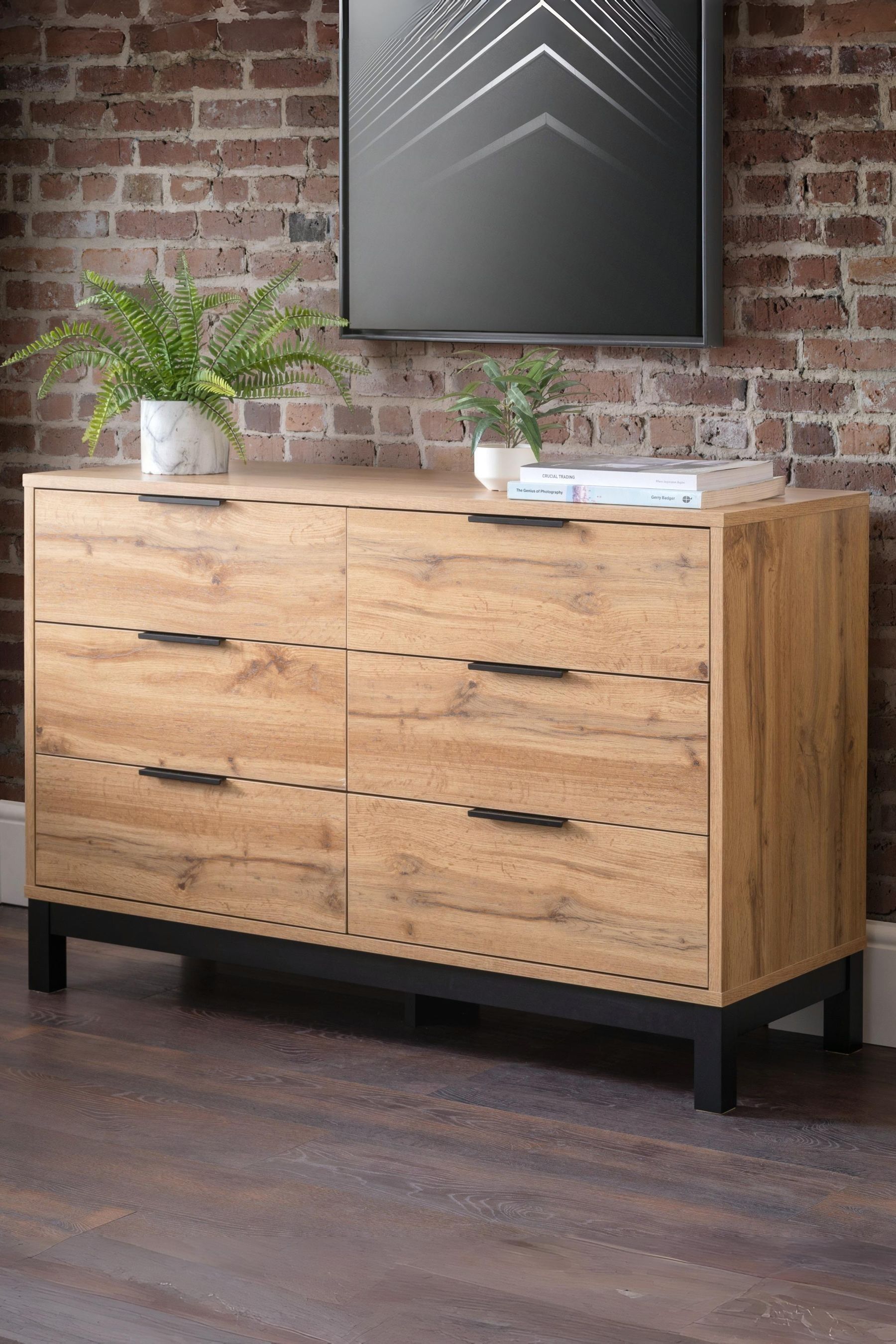 Buy Julian Bowen Brown Bali 6 Drawer Easy Assembly Chest from the Next ...