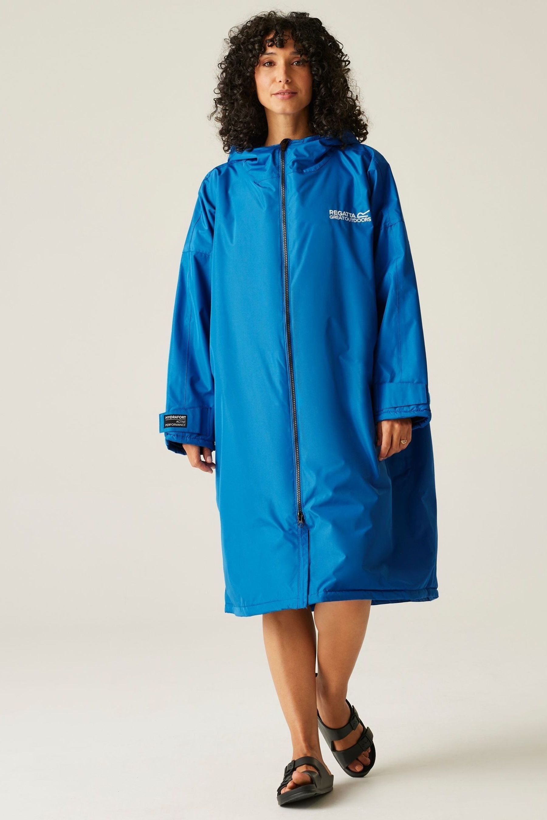 Buy Regatta Dark Sky Blue Adult Waterproof Changing Robe from the Next ...