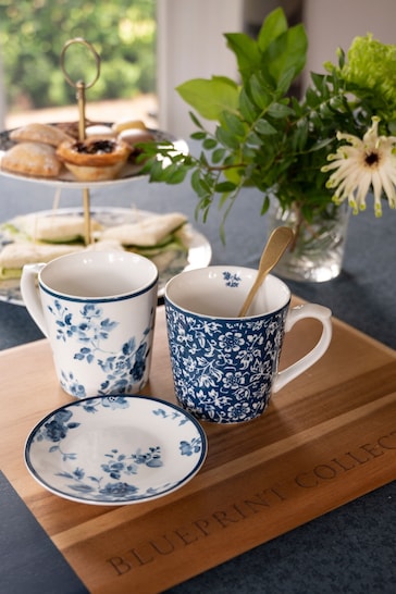 Buy Laura Ashley Set of 2 Blue mugs Blueprint collectables from the ...