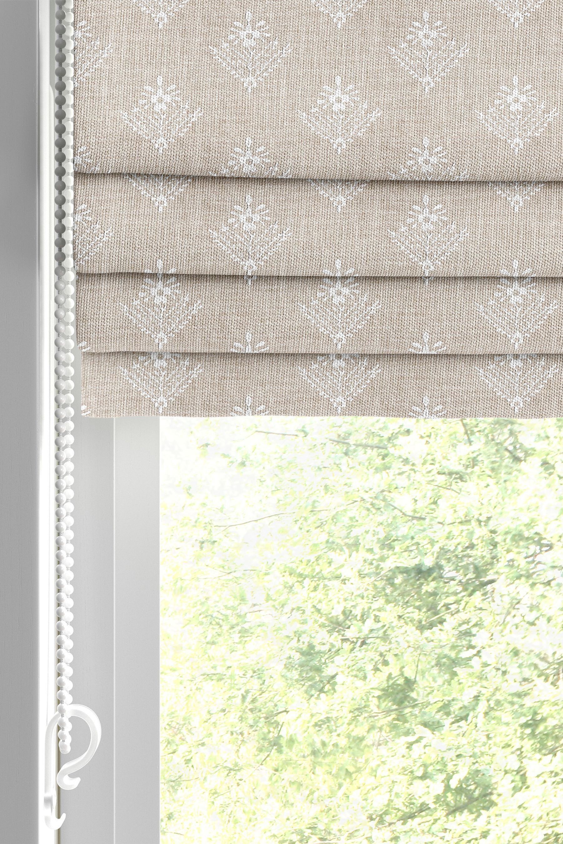 Buy Laura Ashley Natural Lady Fern Made To Measure Roman Blinds from ...