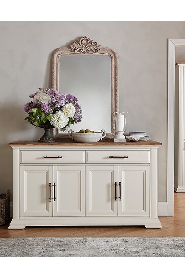 Buy Bentley Designs Cream Belgrave Cream Two Tone Wide Sideboard from ...