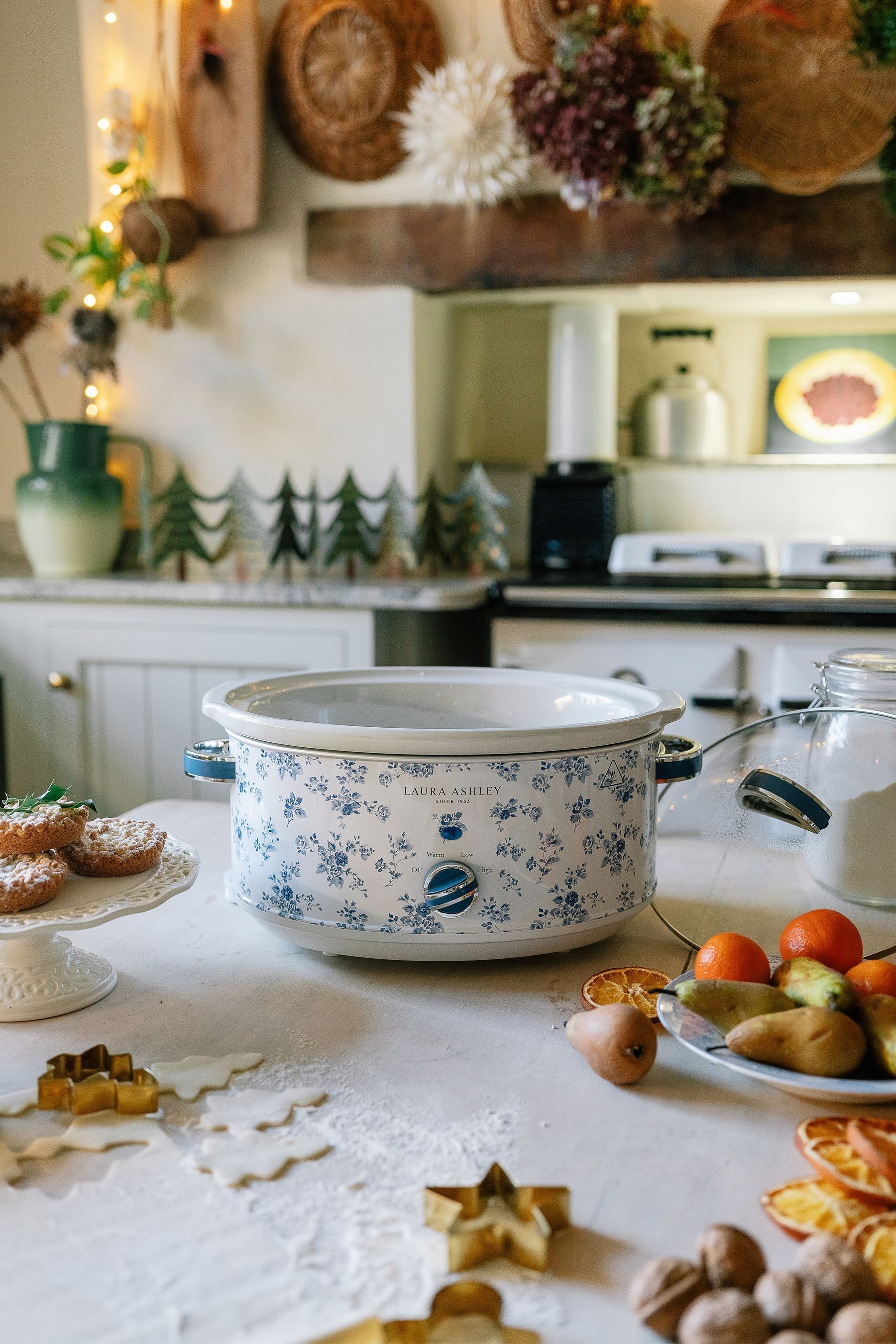 Buy Laura Ashley Blue China Rose 6.5L Slow Cooker from the Next UK ...